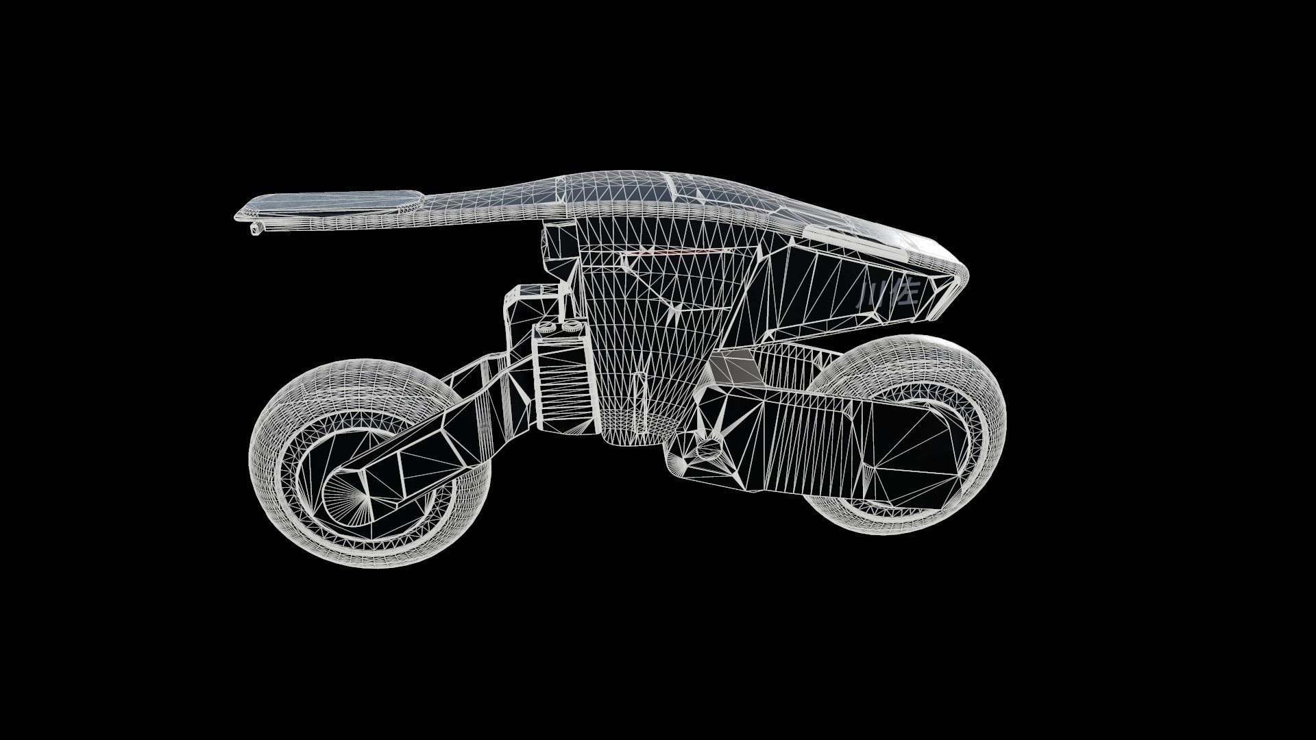 Cyberpunk Motorcycle Concept Design 3D model | CGTrader