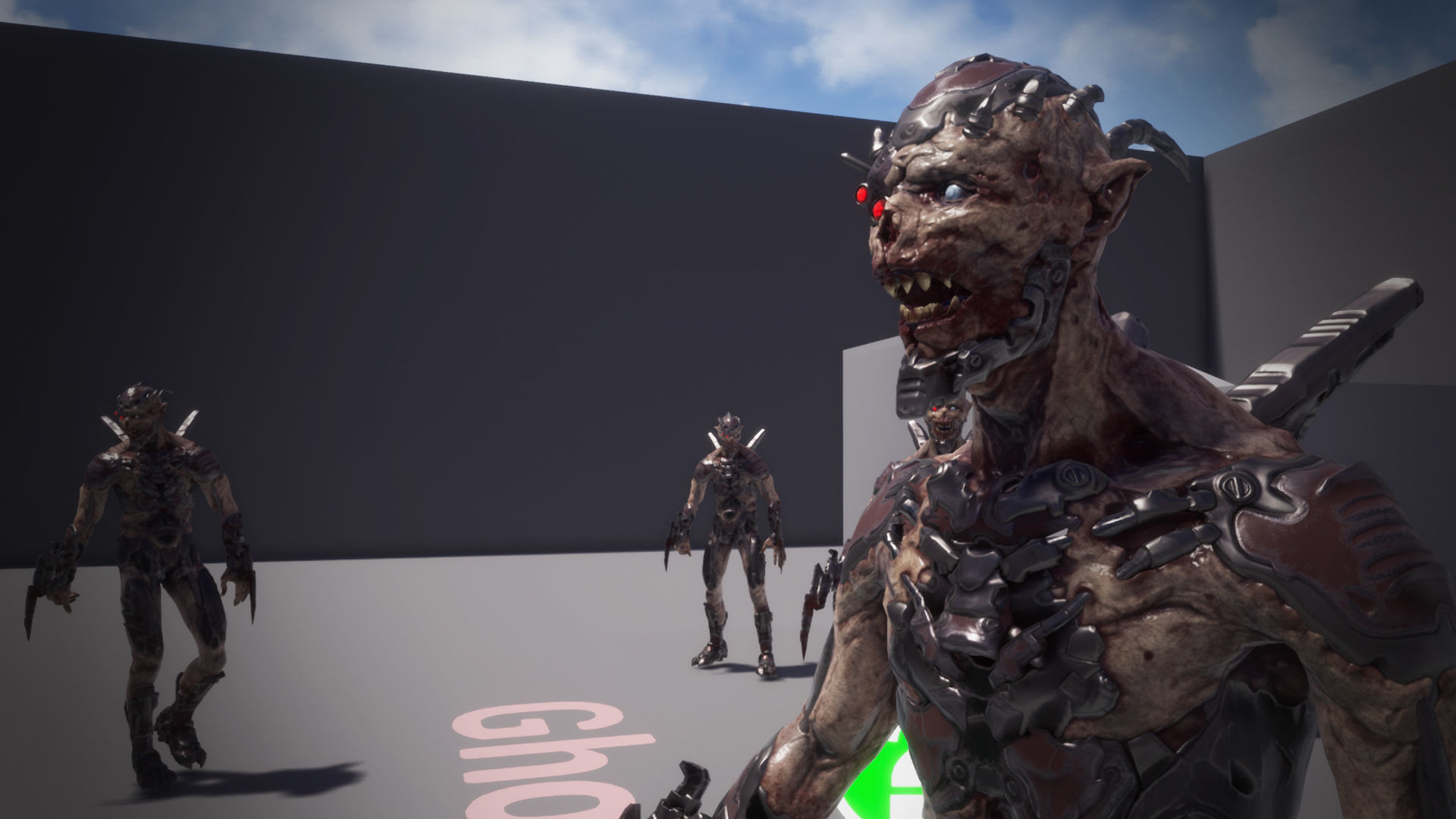 3D model Ghoul soldier VR / AR / low-poly rigged animated | CGTrader