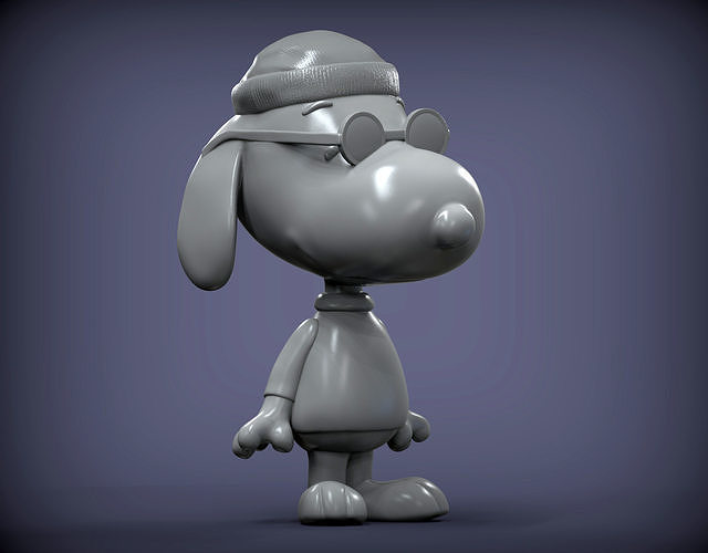 Snoopy 3D model 3D printable | CGTrader