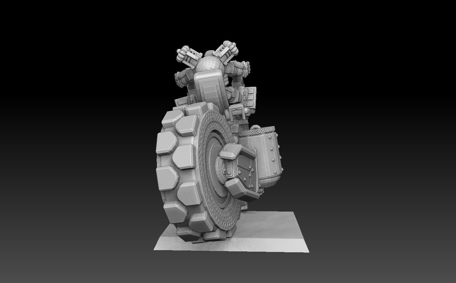 Panzer Bike Dwarf Version 3D model 3D printable | CGTrader