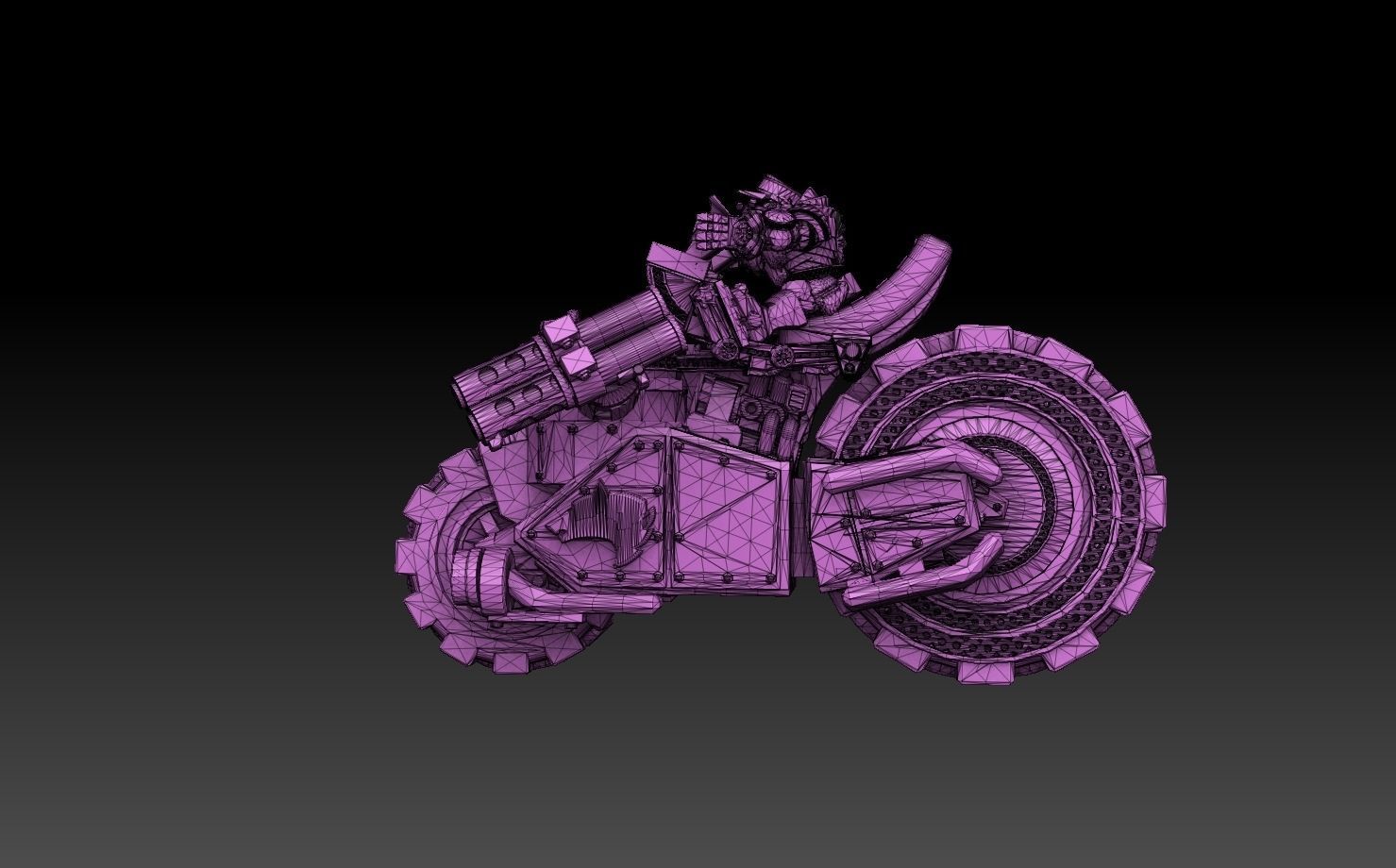 Panzer Bike Dwarf Version 3D model 3D printable | CGTrader