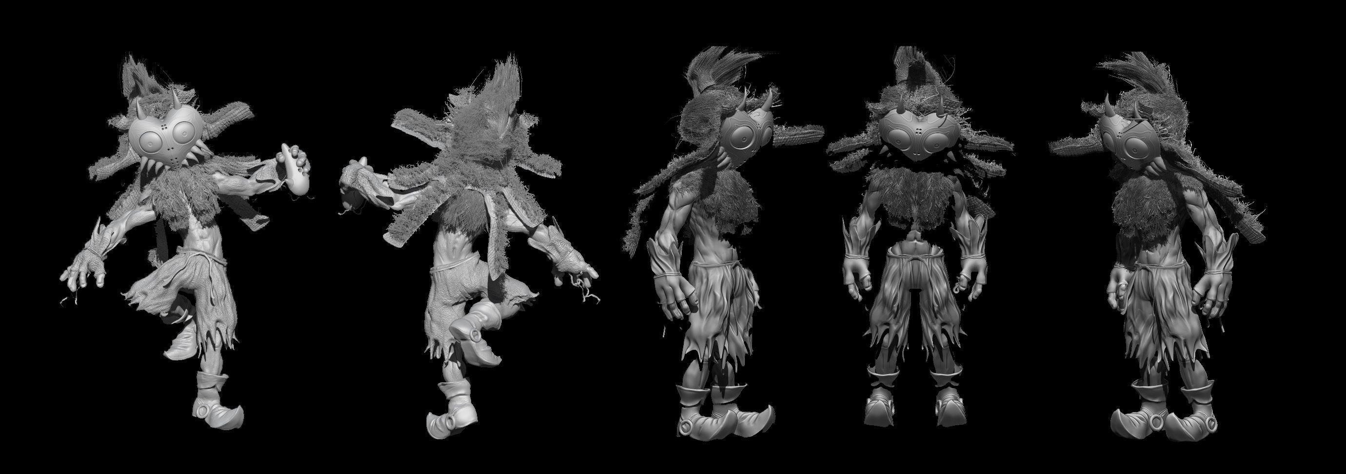 Skull Kid 3D model | CGTrader