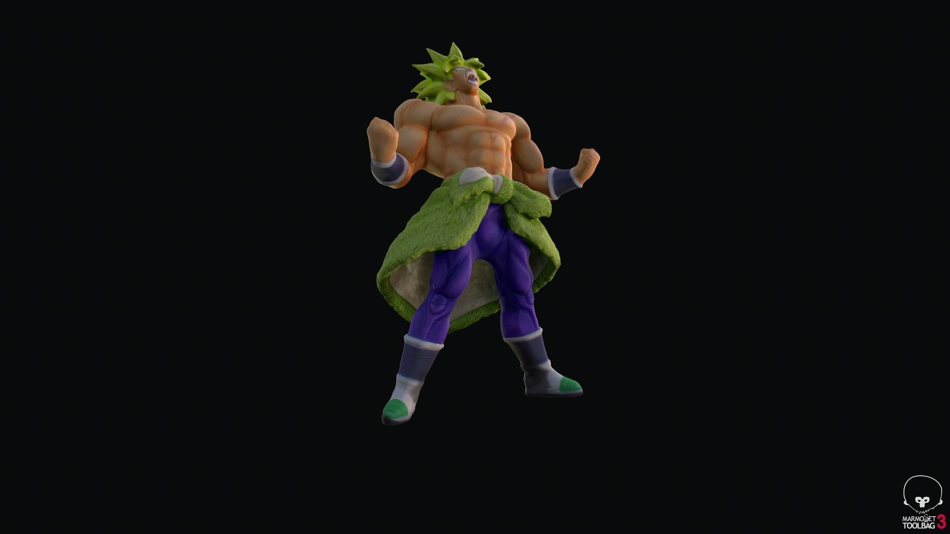Broly Legendary Super Sayan 3D model | CGTrader