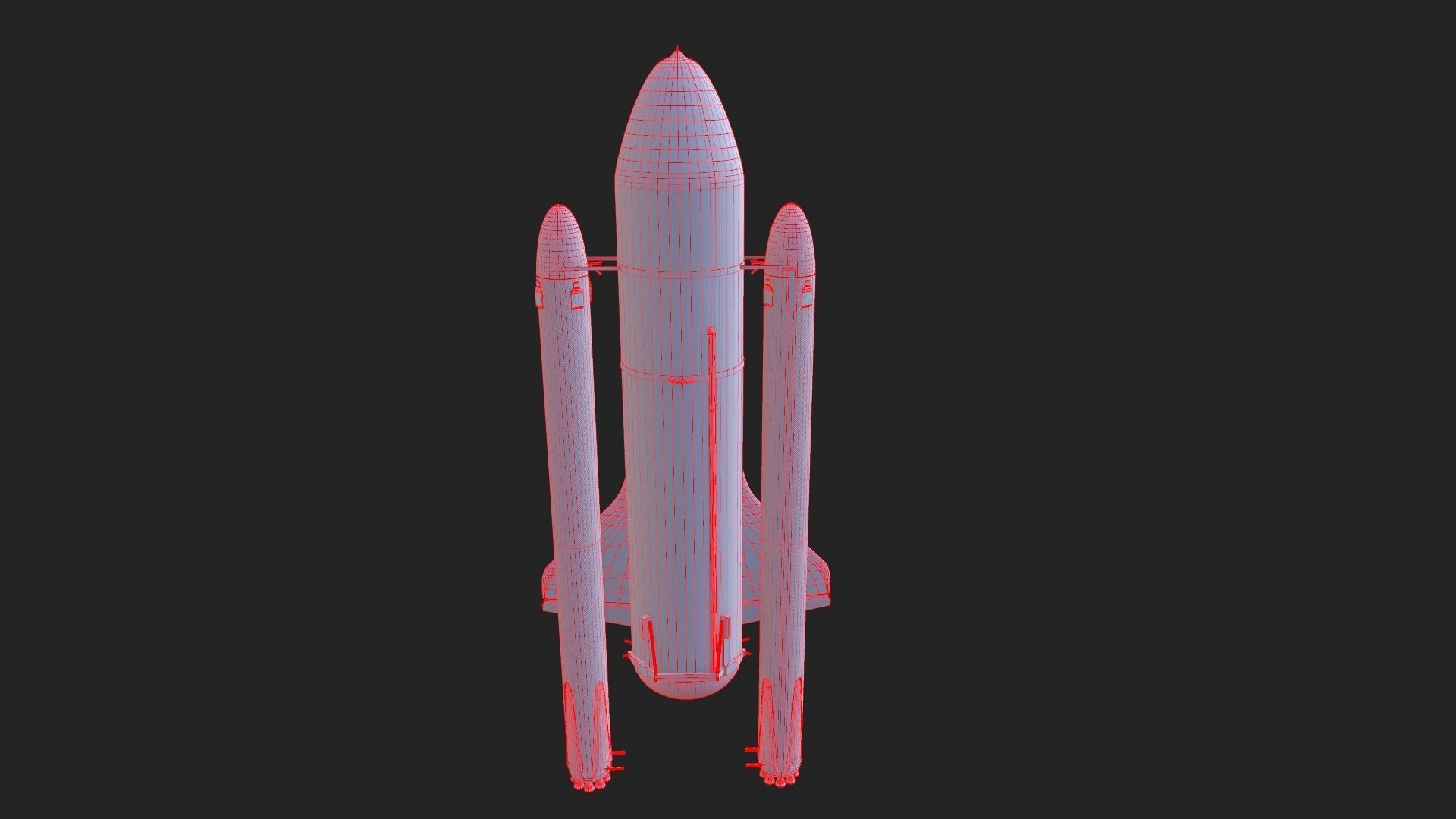 3D model NASA Endeavour Space Shuttle with Space Tank and Falcon Rocket ...