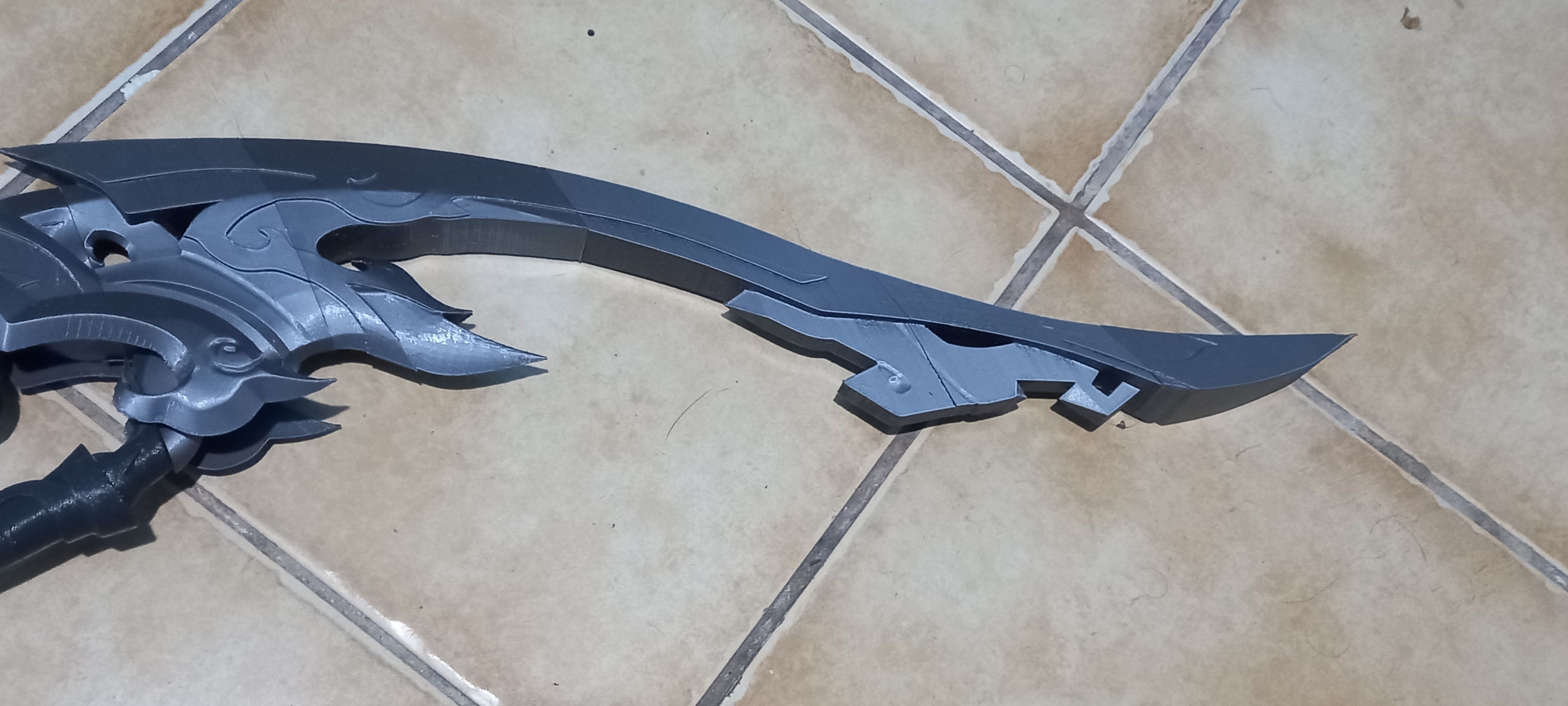 genshin impact Bow Rust 3D model 3D printable | CGTrader