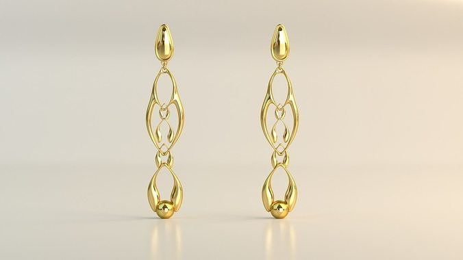 Ear Rings 3D model | CGTrader