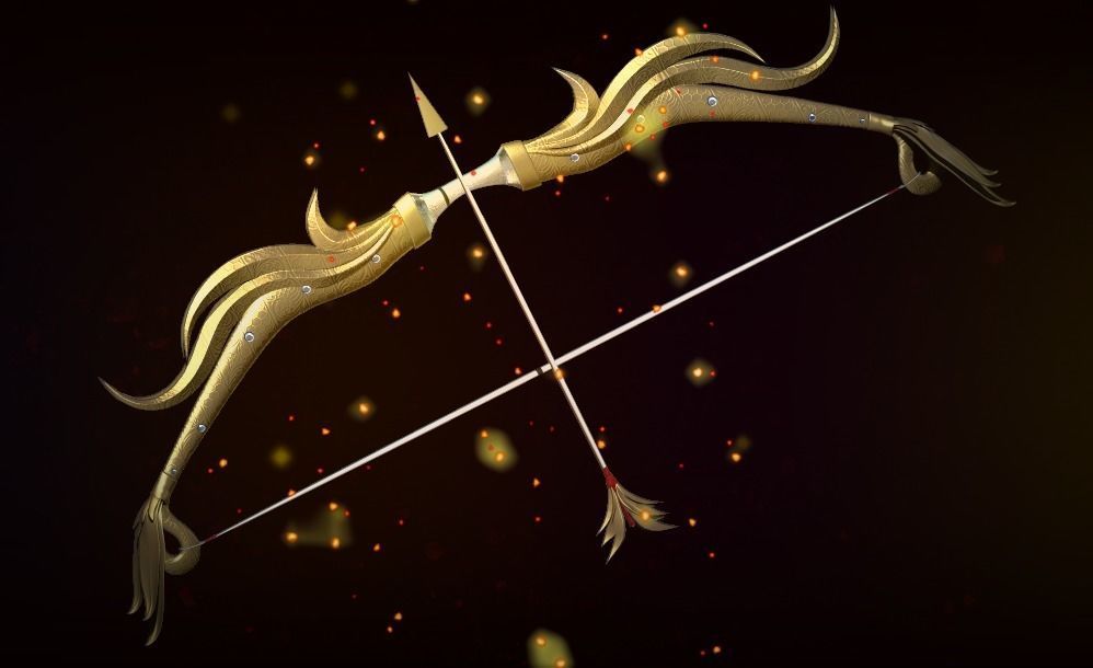 Fantasy Bow 3D model | CGTrader