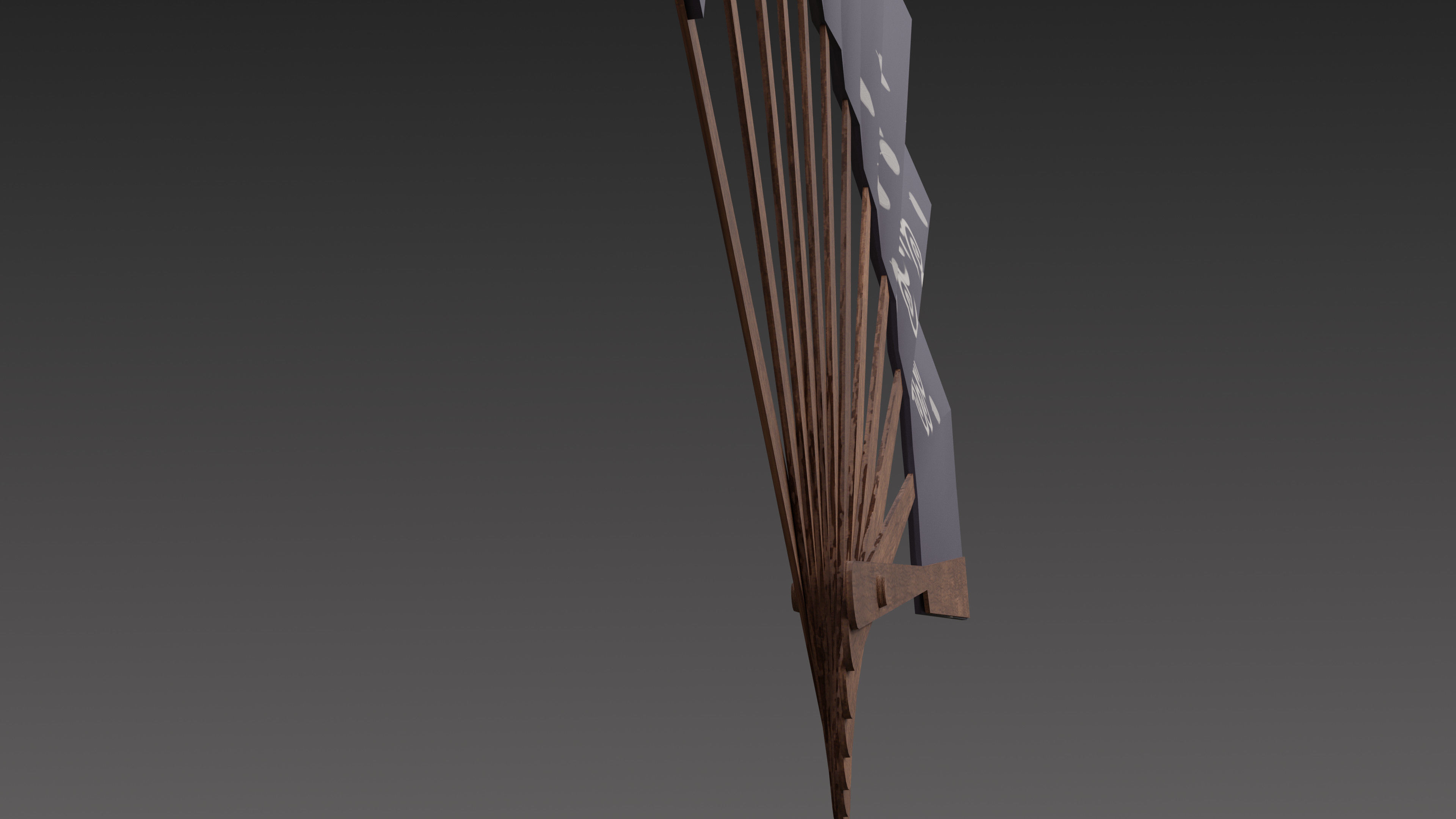 3D model Paper fan VR / AR / low-poly | CGTrader