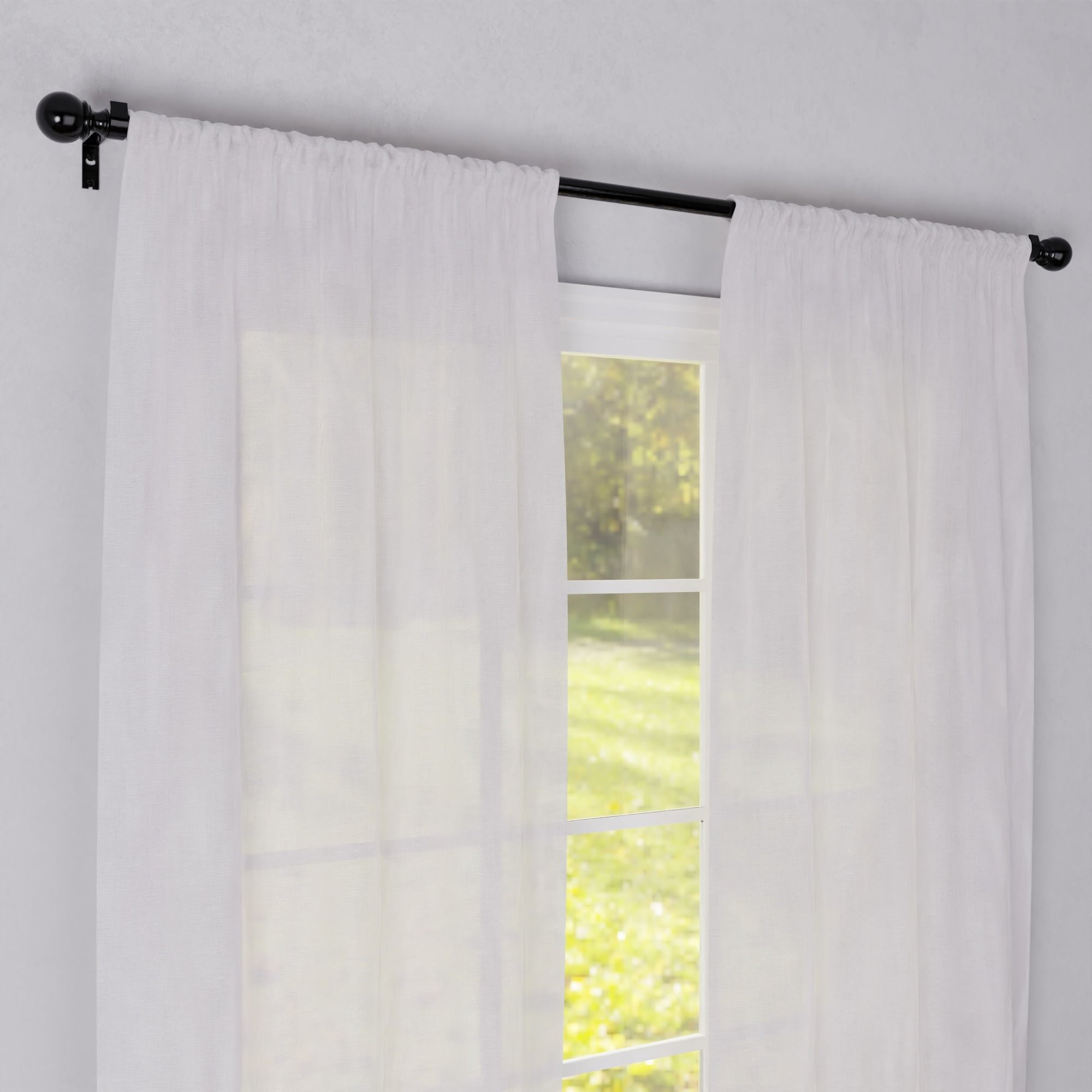 Semi-Sheer Rod Pocket Curtain - Blender free 3D model | CGTrader