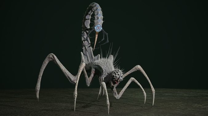 3D model Alien Scorpion VR / AR / low-poly animated | CGTrader