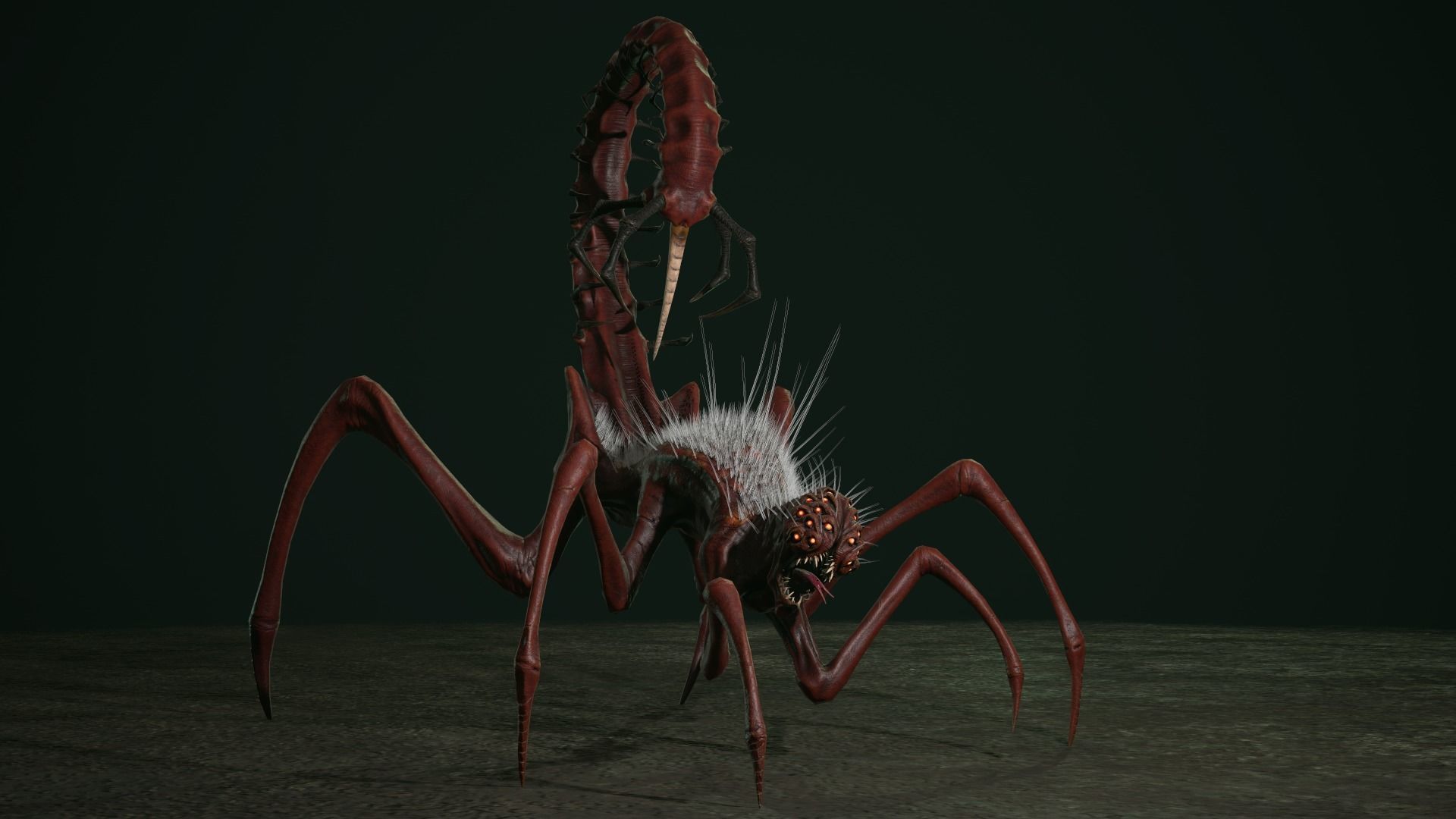 3D model Alien Scorpion VR / AR / low-poly animated | CGTrader