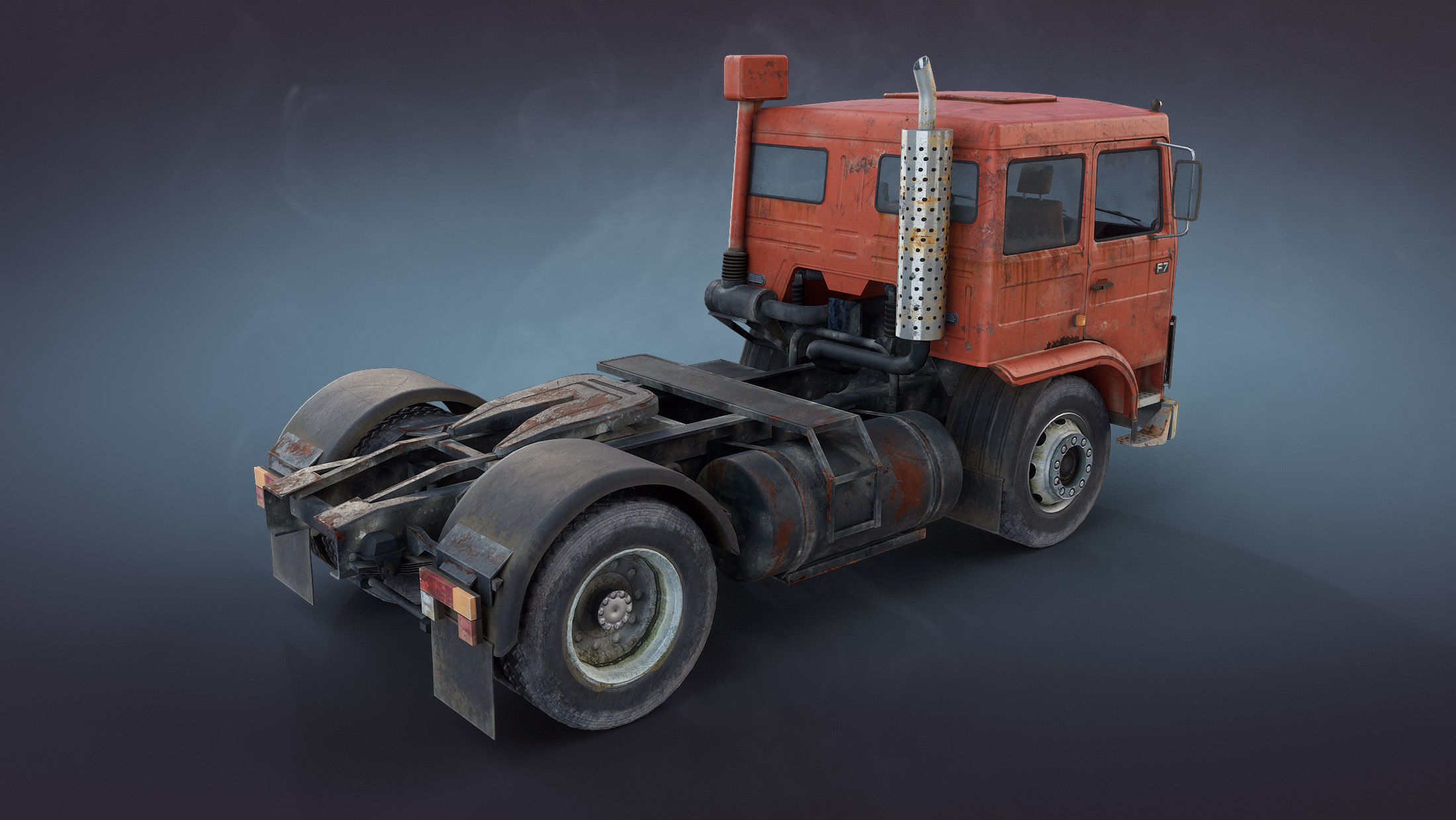 3D model Volvo F717 Rusty VR / AR / low-poly | CGTrader