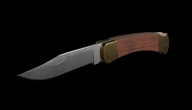 Knife buck 110 free VR / AR / low-poly 3D model | CGTrader