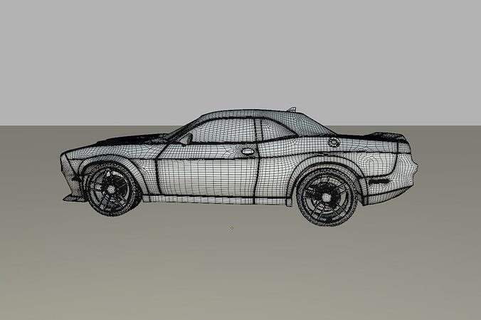 Dodge srt Hellcat 3D model | CGTrader