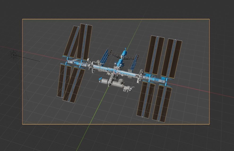 The international space station 3D model | CGTrader