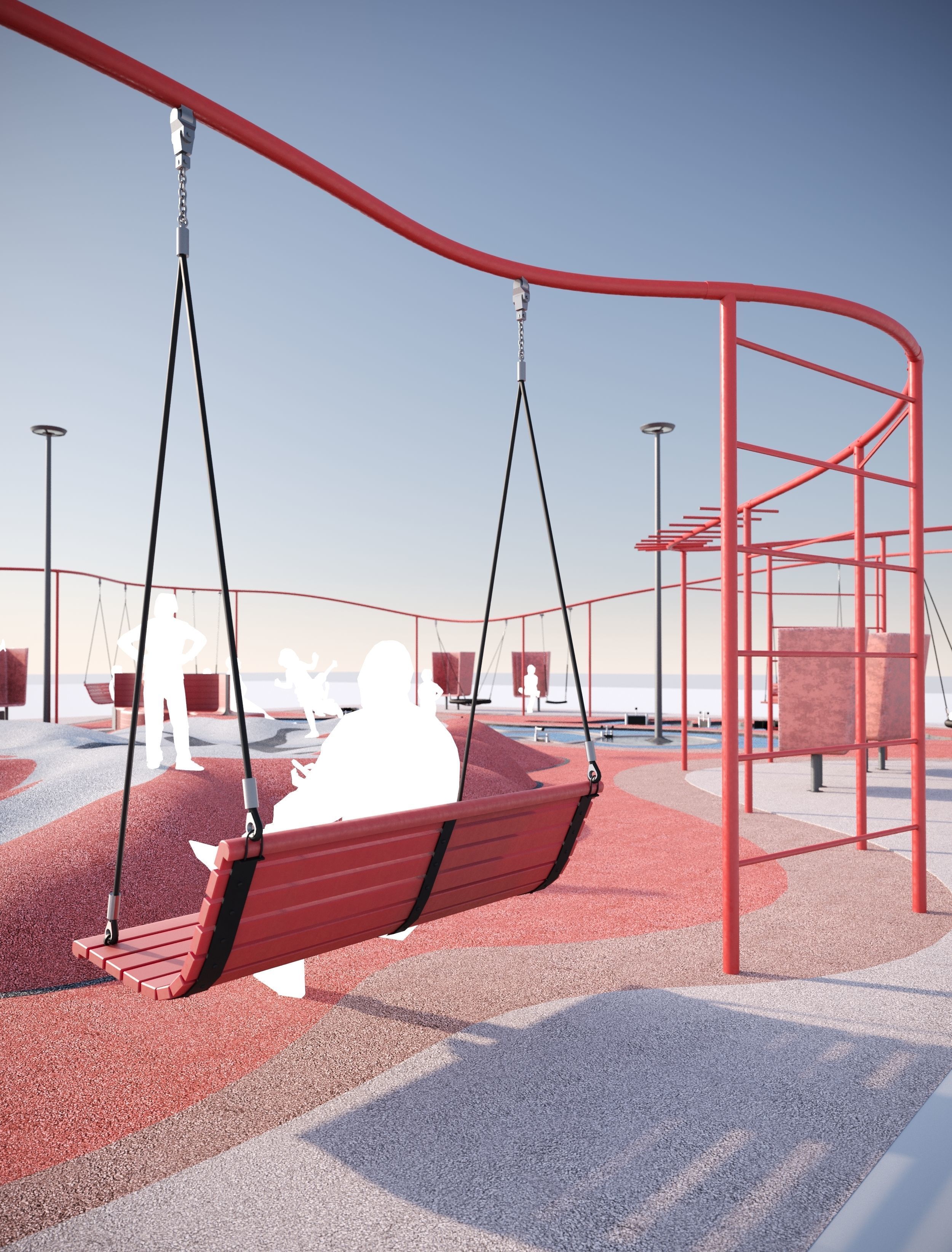 Modern playground 7 3D model | CGTrader