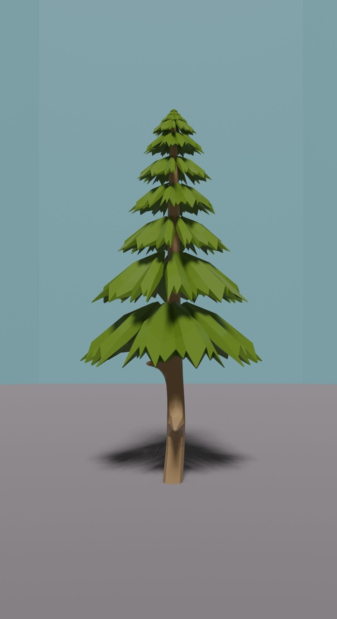 LOW POLY PINE TREE free VR / AR / low-poly 3D model | CGTrader
