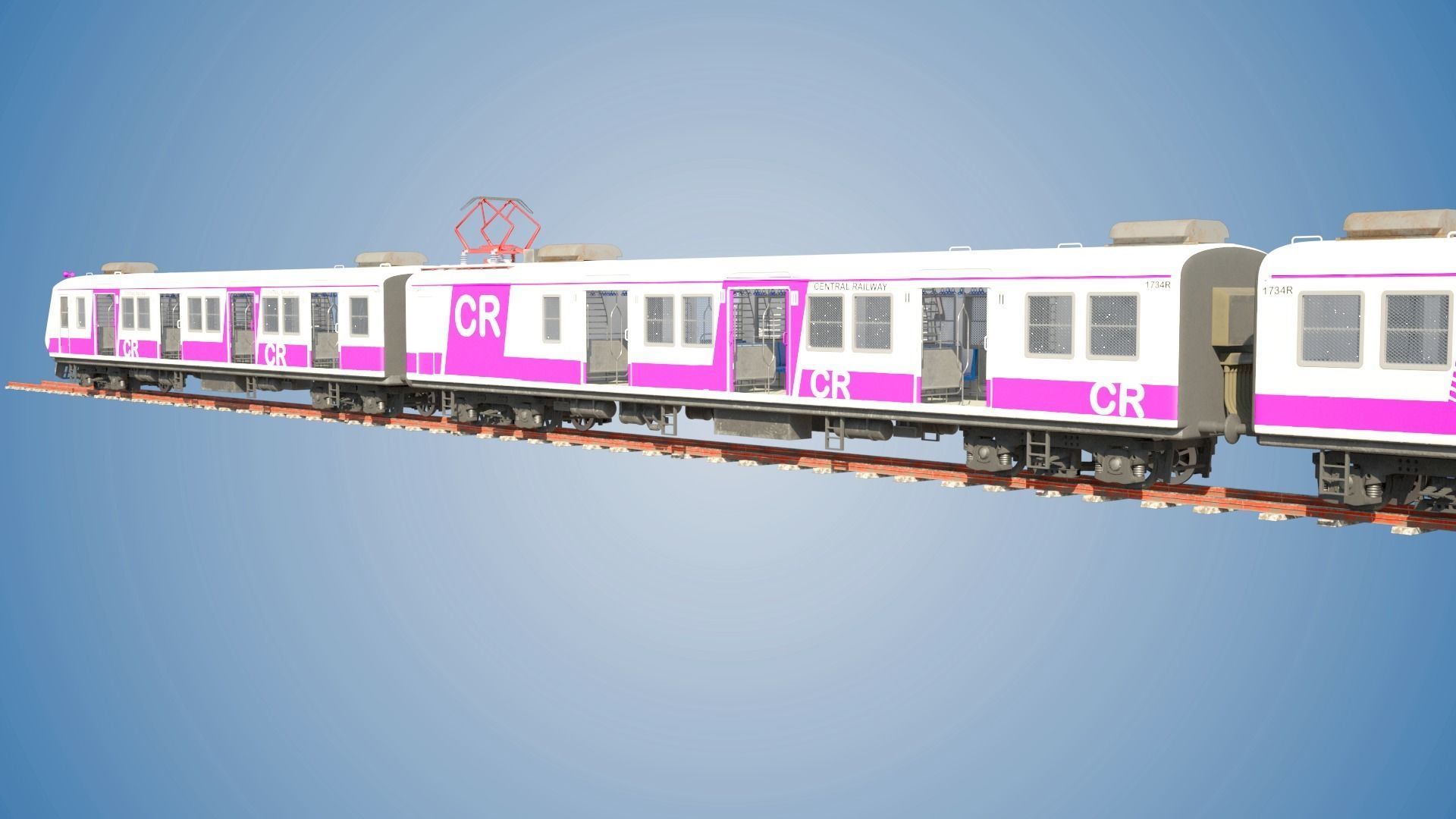 Bombardier EMU Local Train 3D model | CGTrader
