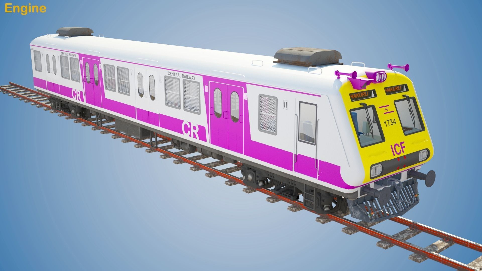 Bombardier EMU Local Train 3D model | CGTrader