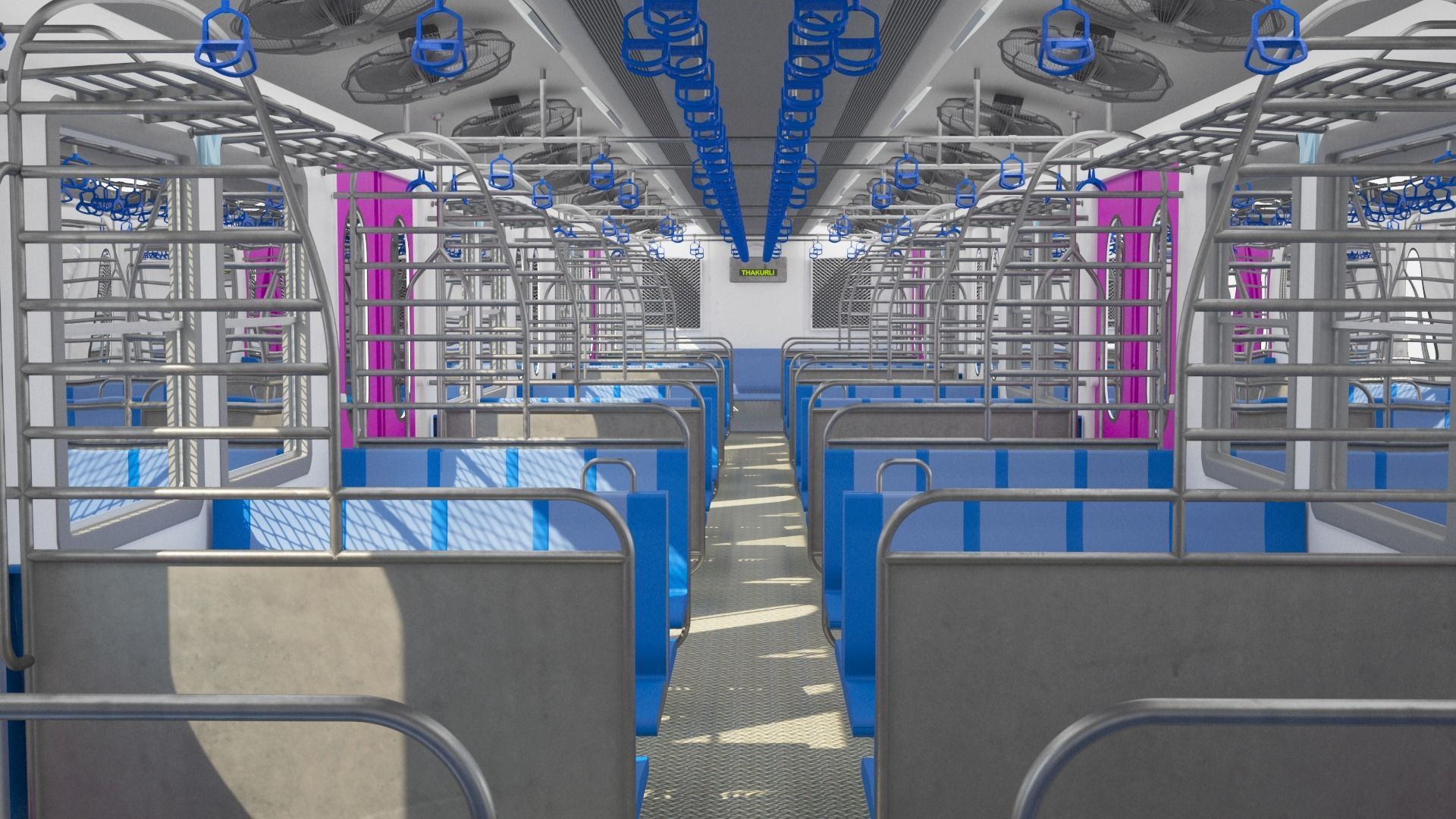 Bombardier EMU Local Train 3D model | CGTrader