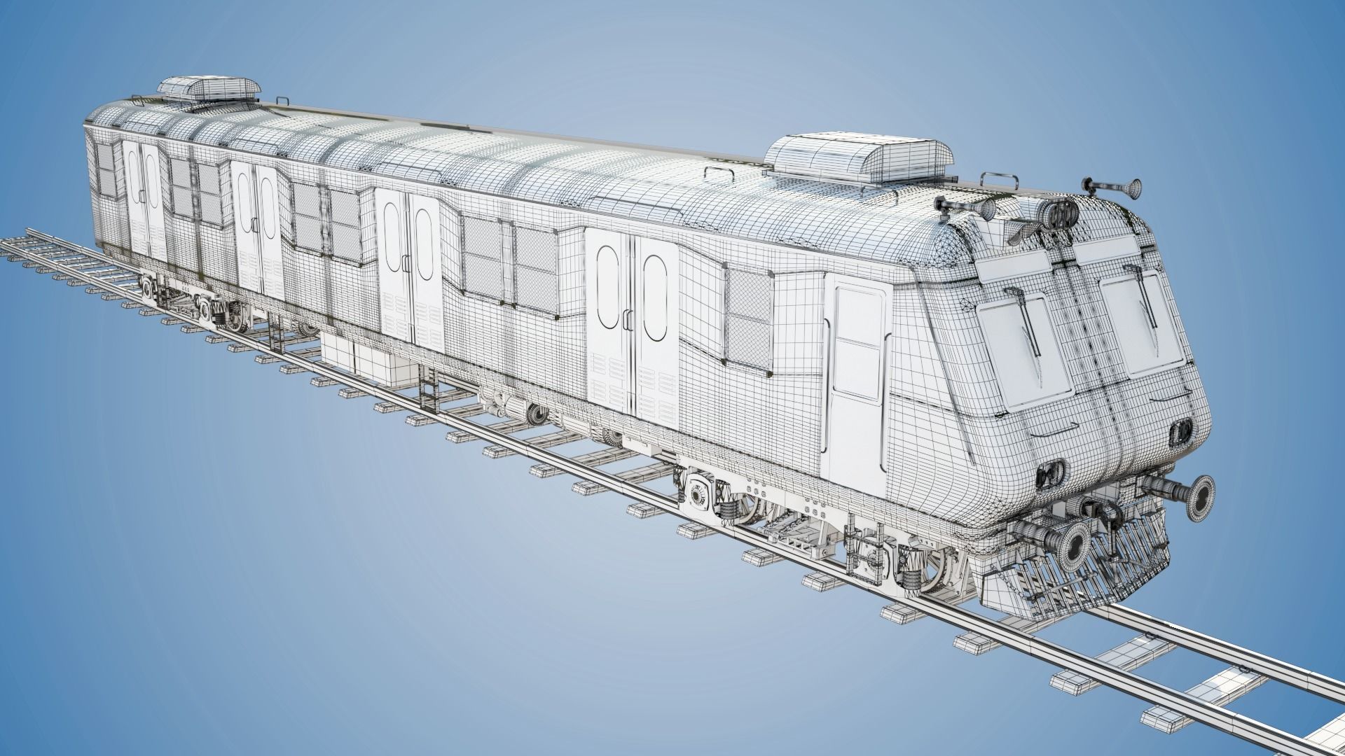 Bombardier EMU Local Train 3D model | CGTrader