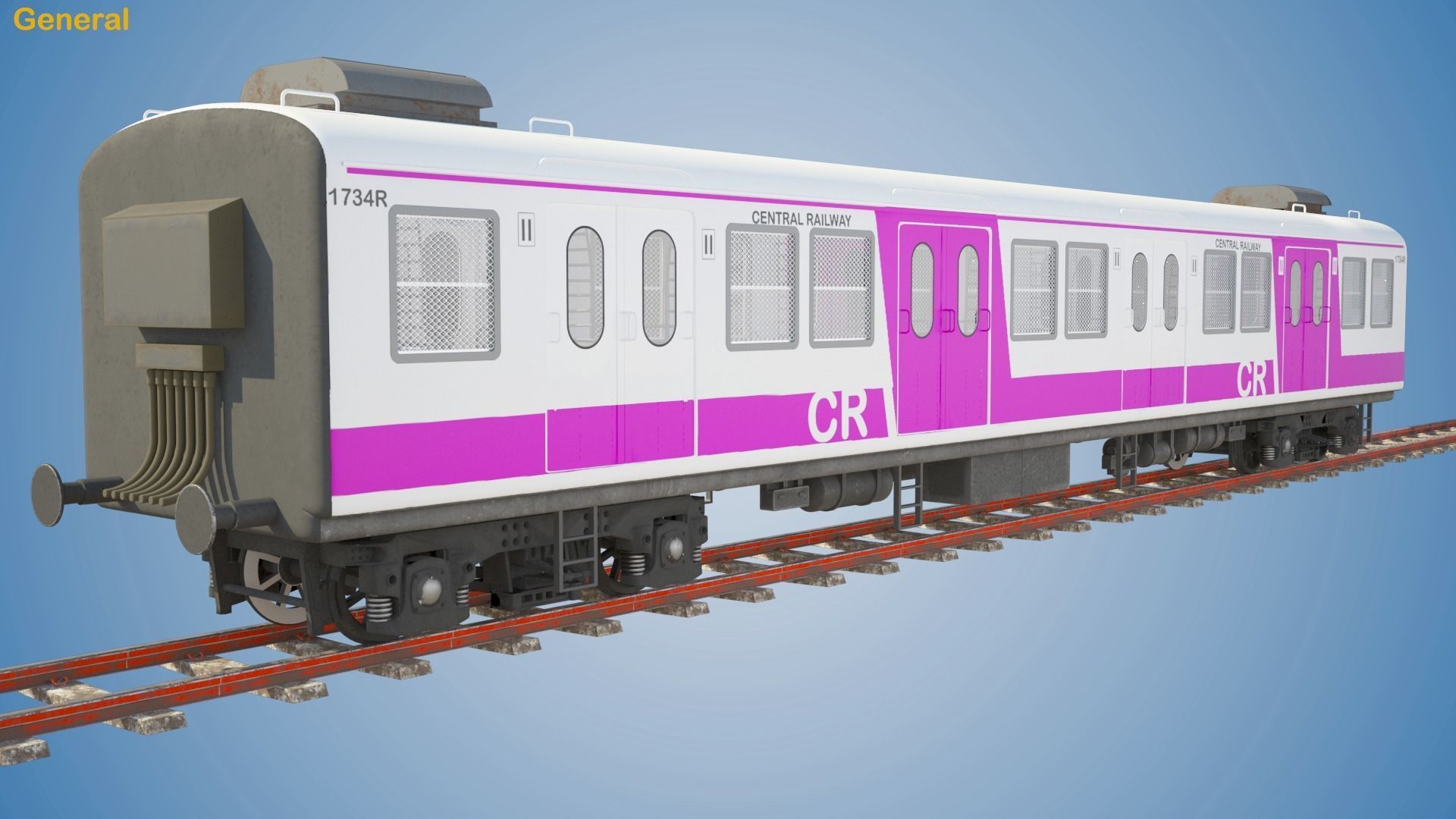 Bombardier EMU Local Train 3D model | CGTrader