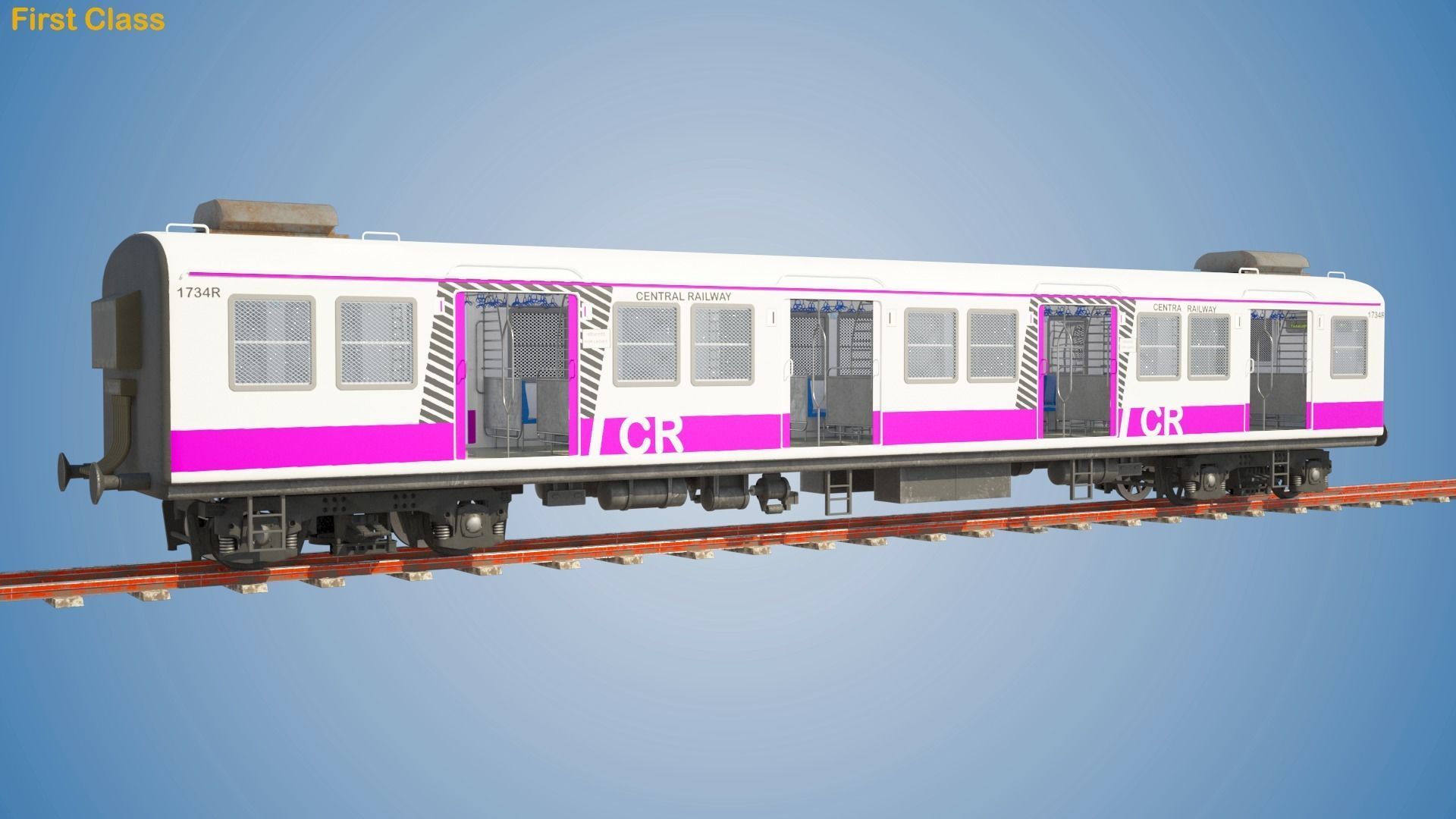 Bombardier EMU Local Train 3D model | CGTrader