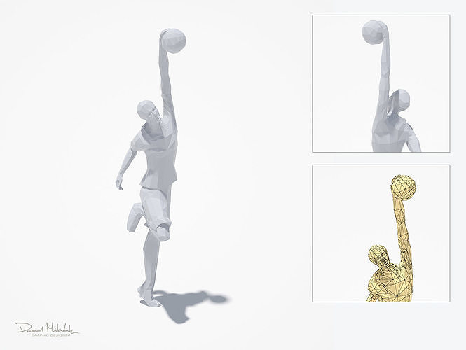 3D model Basketball Sport Pose VR / AR / low-poly | CGTrader
