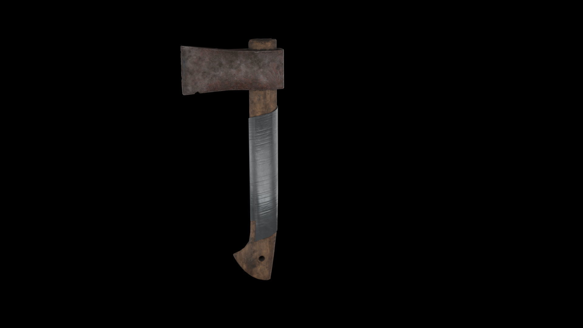 3D model Game ready rusty hatchet VR / AR / low-poly | CGTrader
