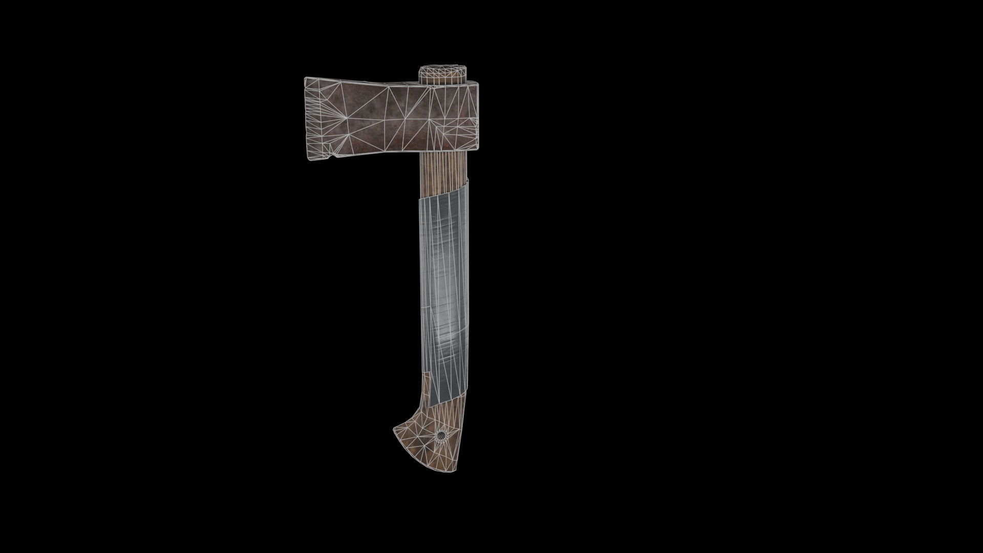 3D model Game ready rusty hatchet VR / AR / low-poly | CGTrader