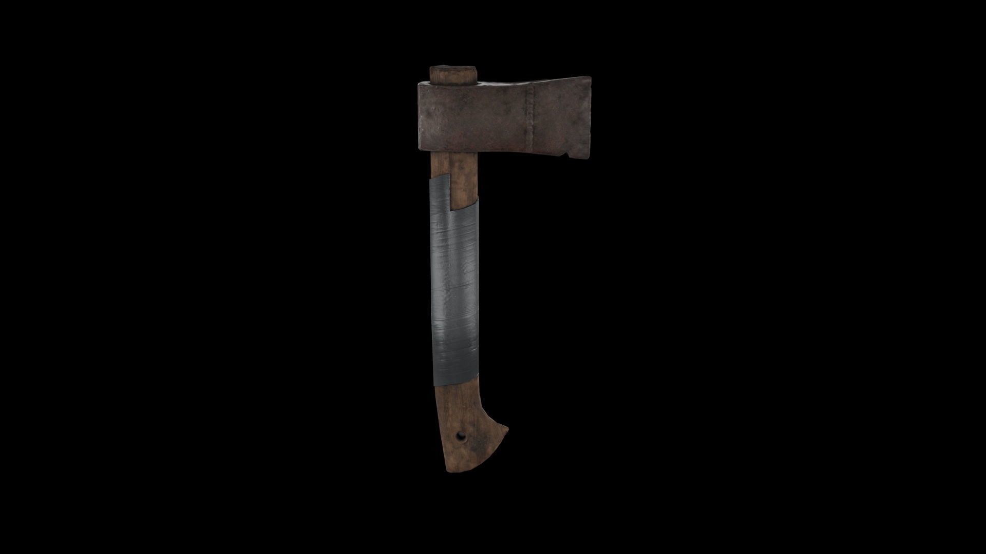 3D model Game ready rusty hatchet VR / AR / low-poly | CGTrader