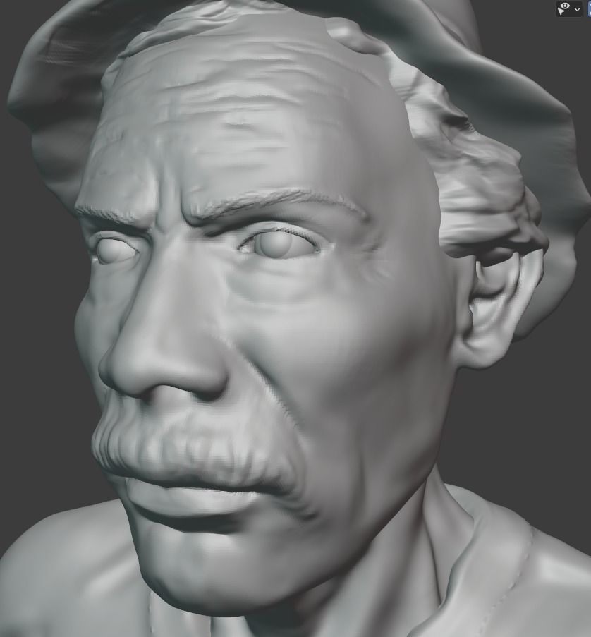 Don Ramon - Seu Madruga Bust 3D model 3D printable | CGTrader