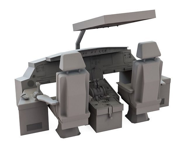 Super realistic Airbus panel for 3D printing 3D model 3D printable ...