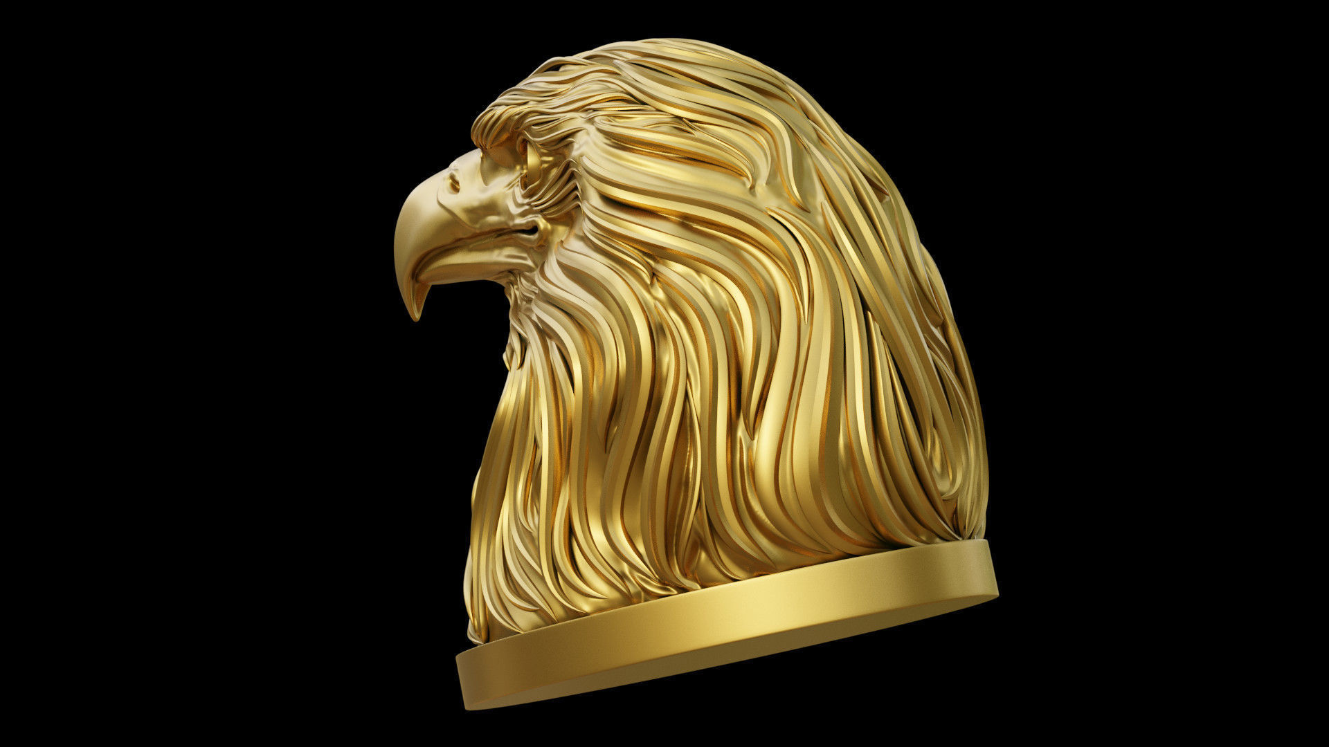 Eagle Head 3D model 3D printable | CGTrader