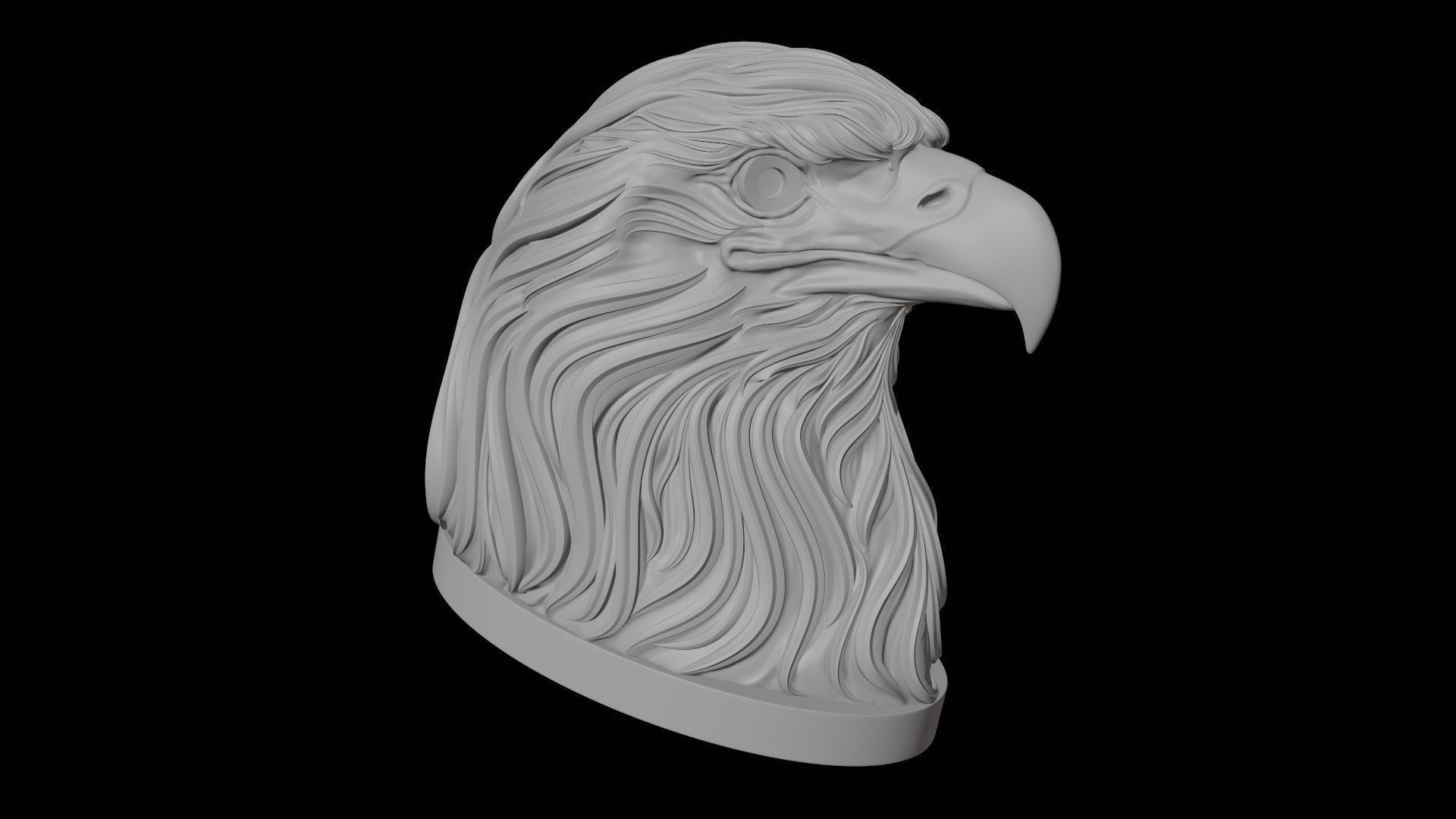 Eagle Head 3D model 3D printable | CGTrader