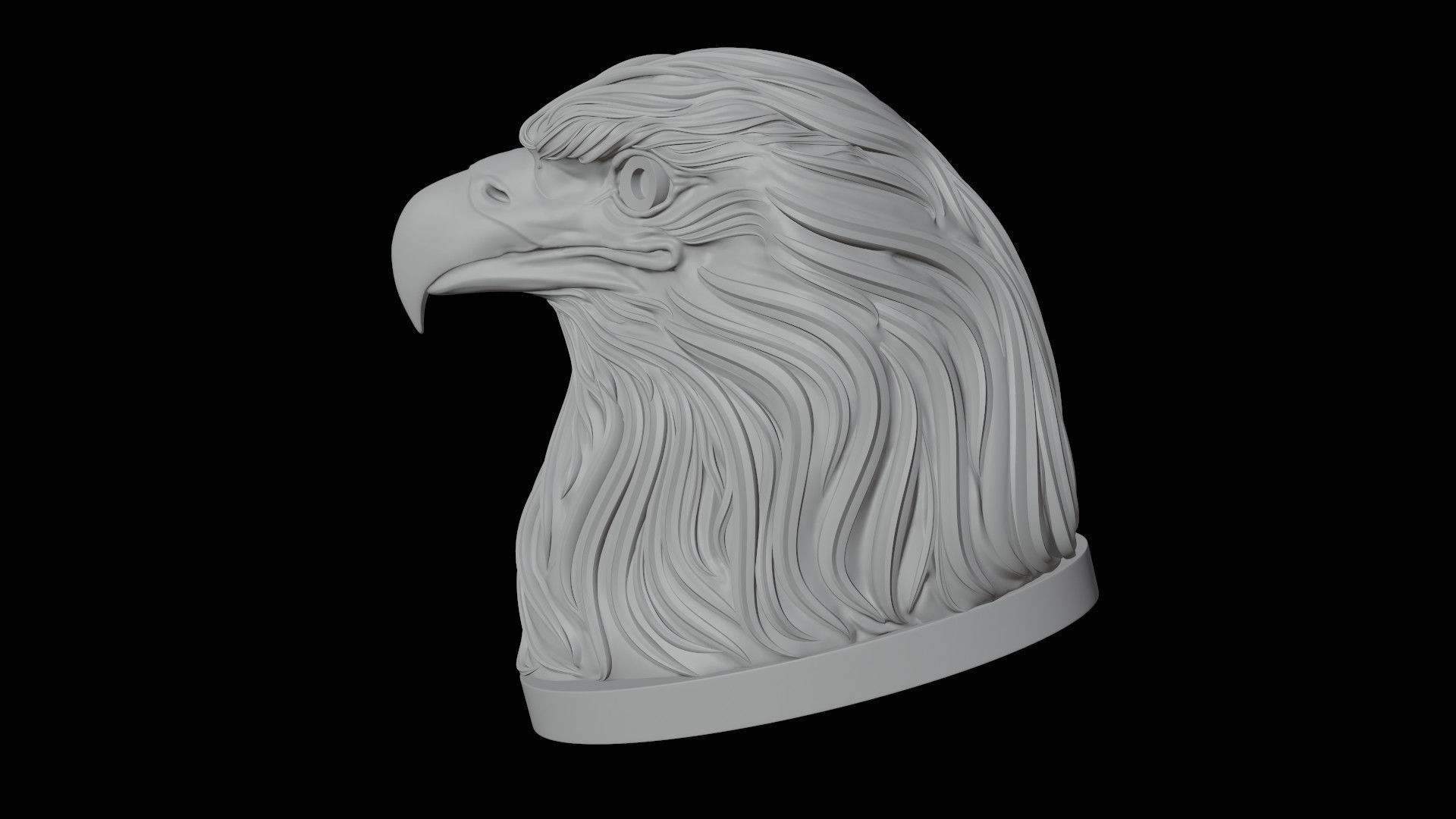 Eagle Head 3D model 3D printable | CGTrader