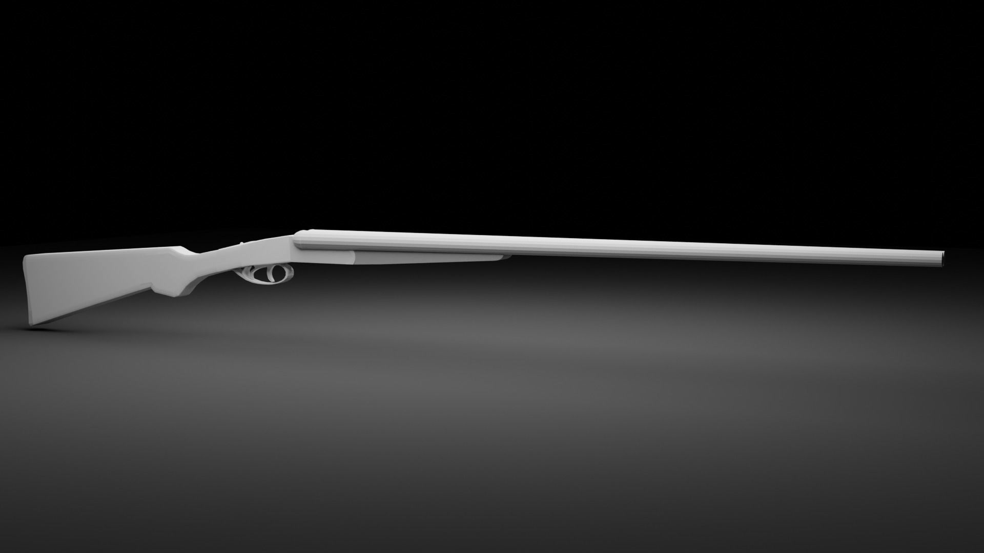 Double Barrel Shotgun free 3D model | CGTrader