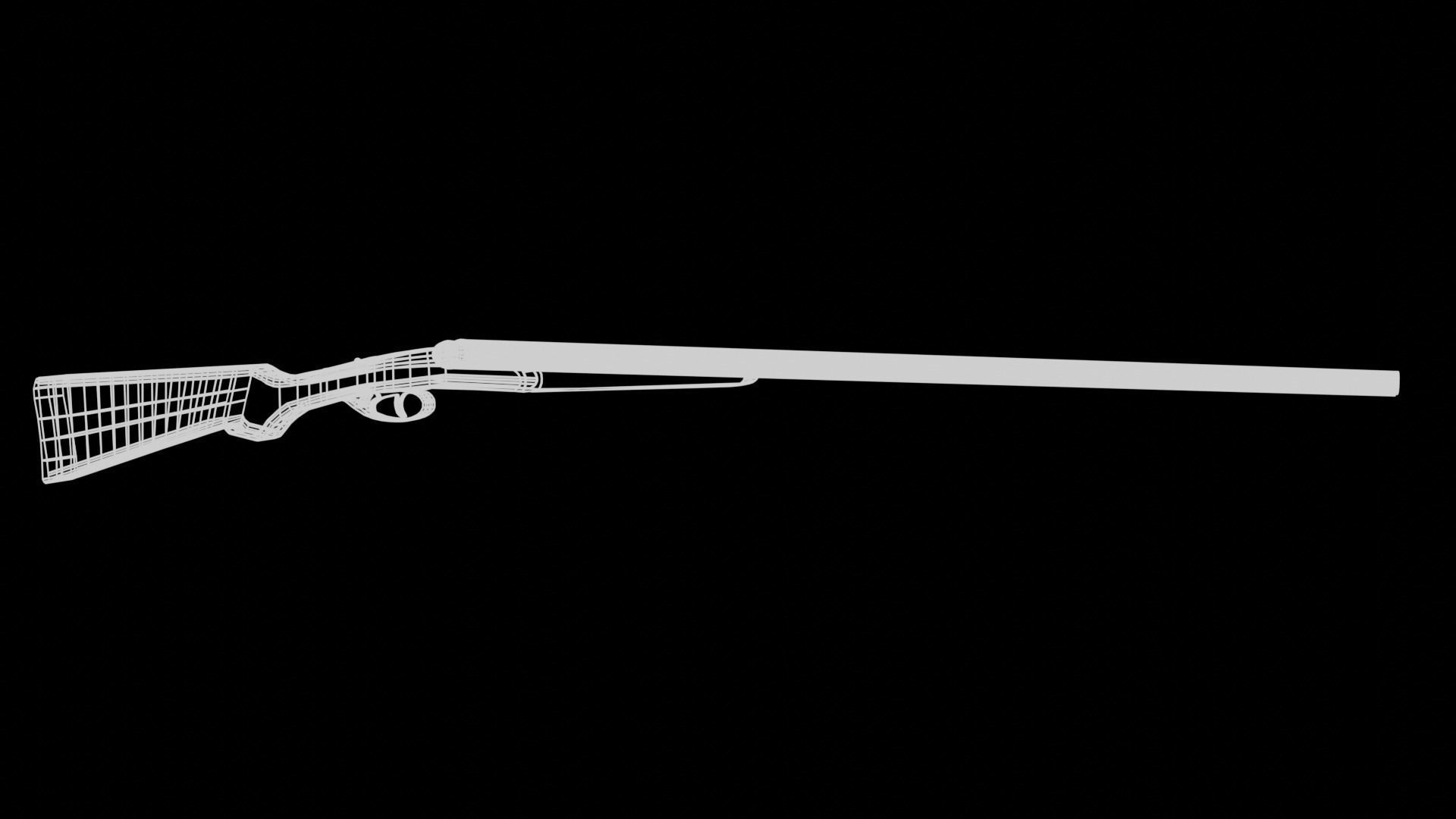 Double Barrel Shotgun free 3D model | CGTrader