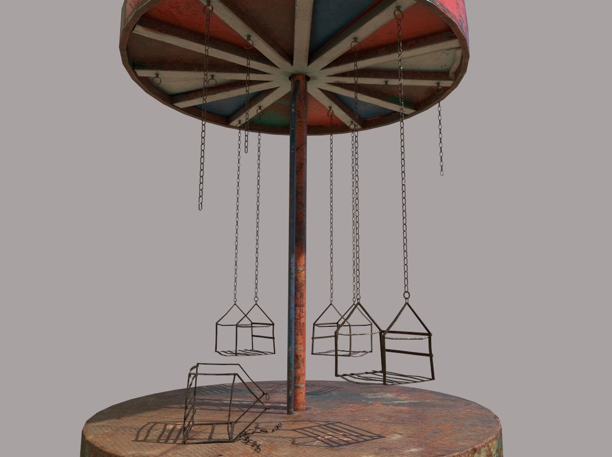 Old Carousel 3D model | CGTrader