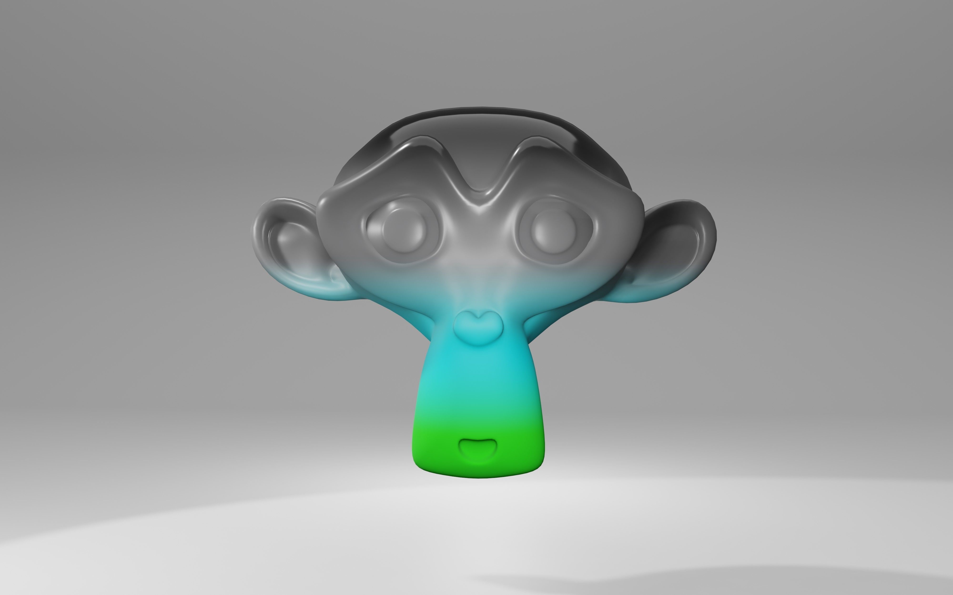 Colorful monkey model picture 3D model 3D printable | CGTrader