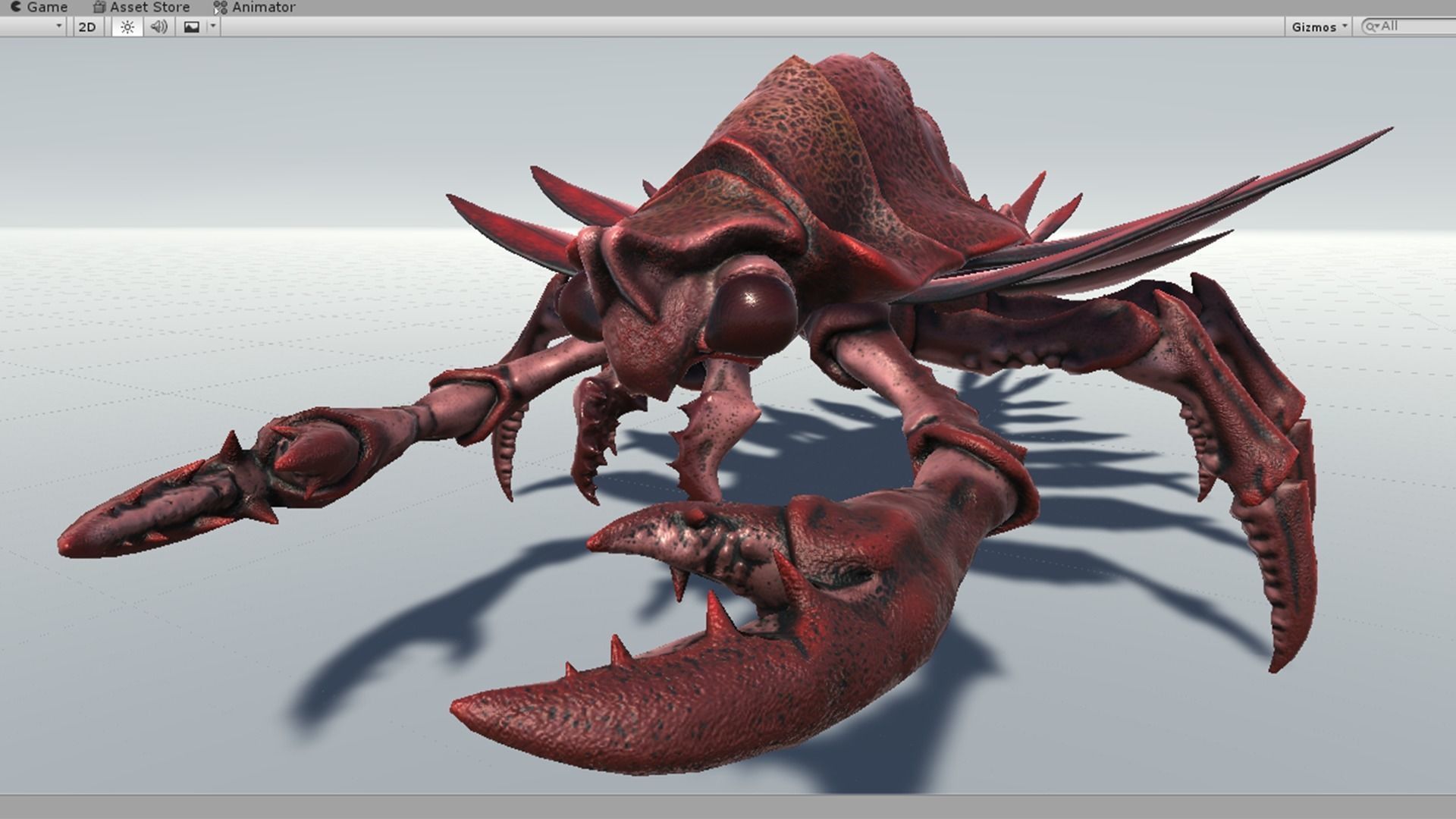 3D model Shrimp Monster VR / AR / low-poly rigged animated | CGTrader