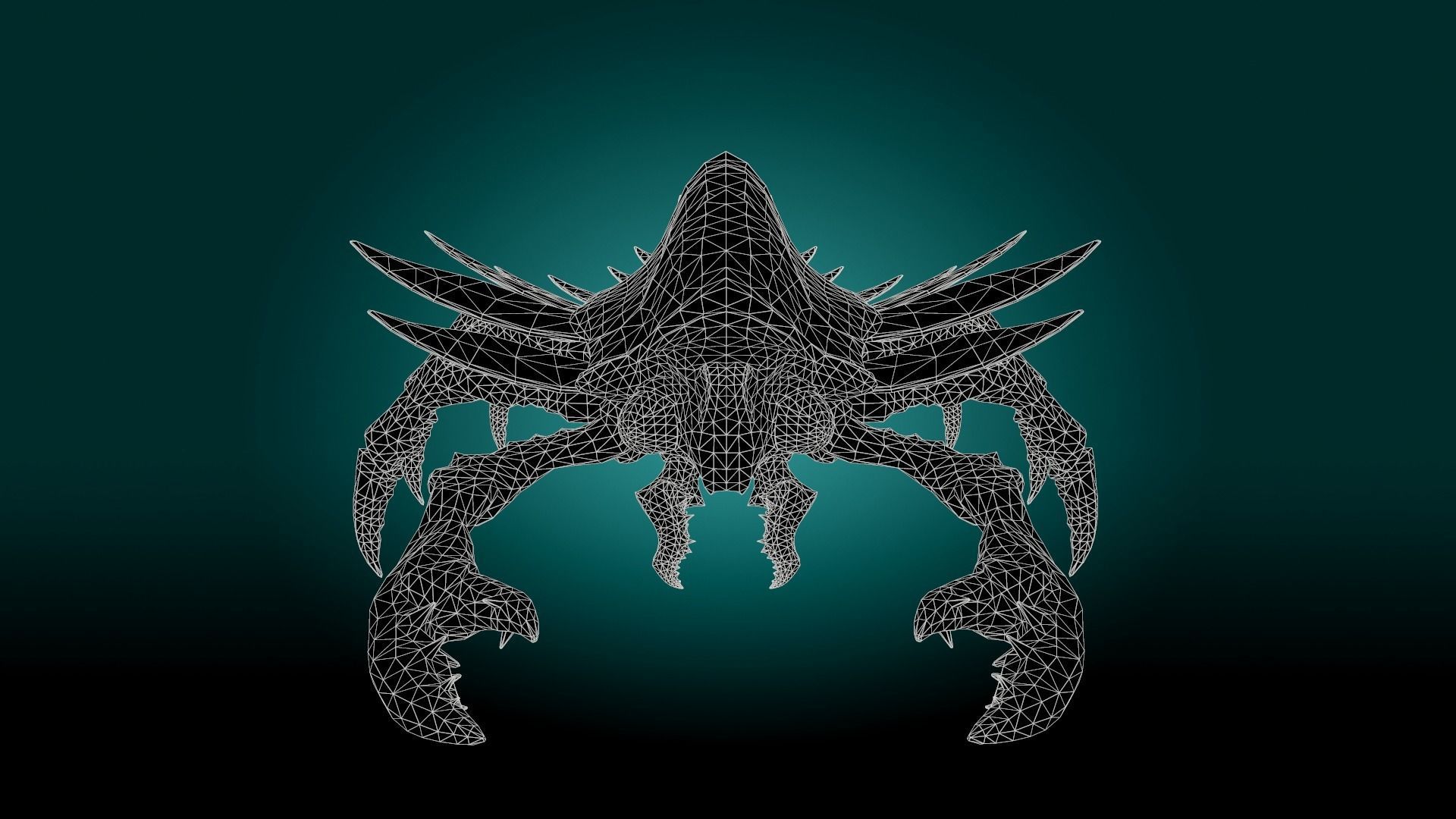 3D model Shrimp Monster VR / AR / low-poly rigged animated | CGTrader