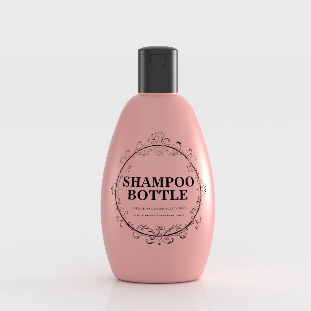 Shampoo bottle collection 3D model | CGTrader