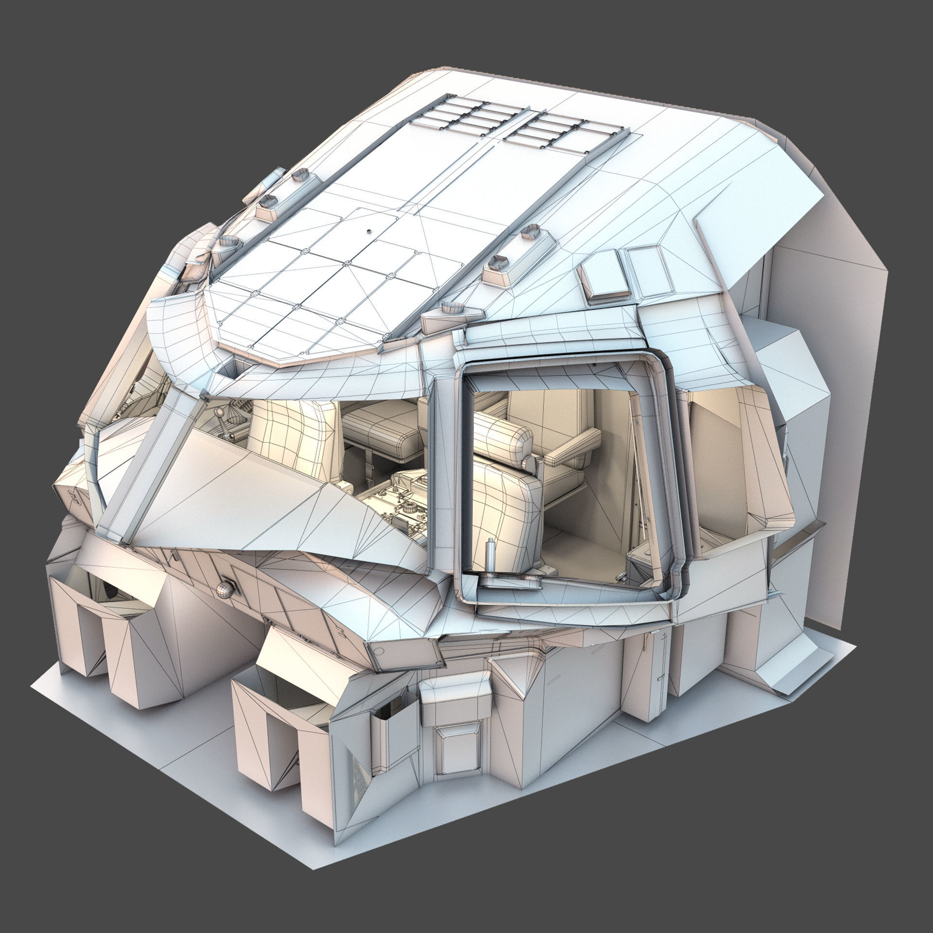 Cockpit of Boeing 777-300ER 3D model | CGTrader