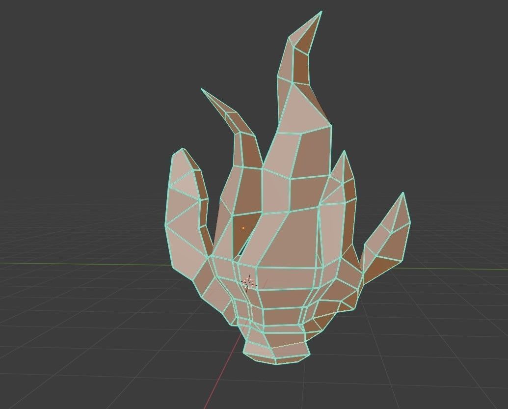 flame fire 3d model 3D model | CGTrader