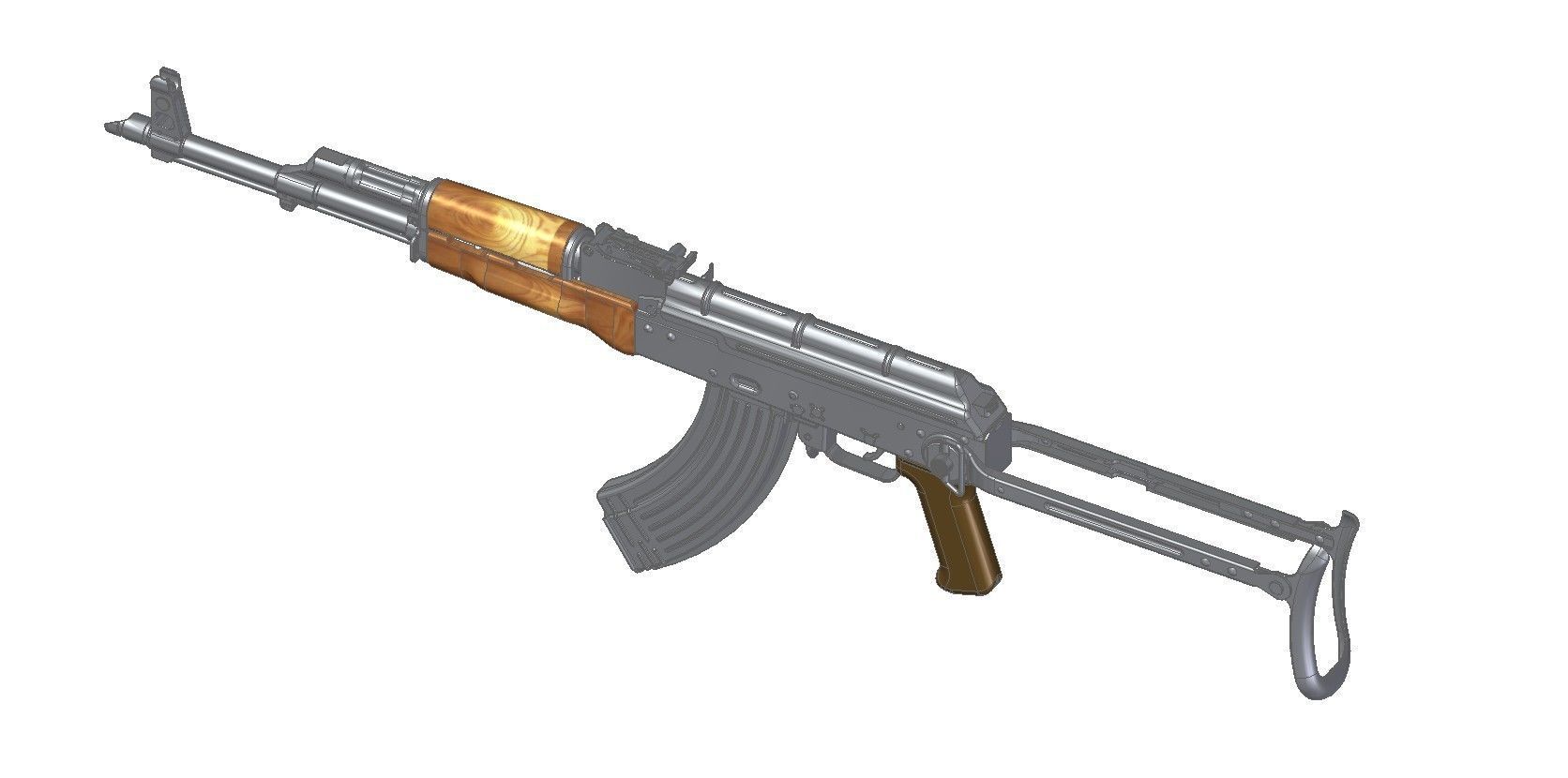 AKMS 6P4 3D model | CGTrader