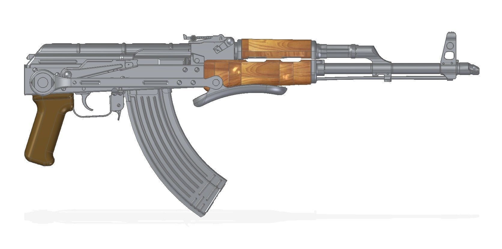 AKMS 6P4 3D model | CGTrader