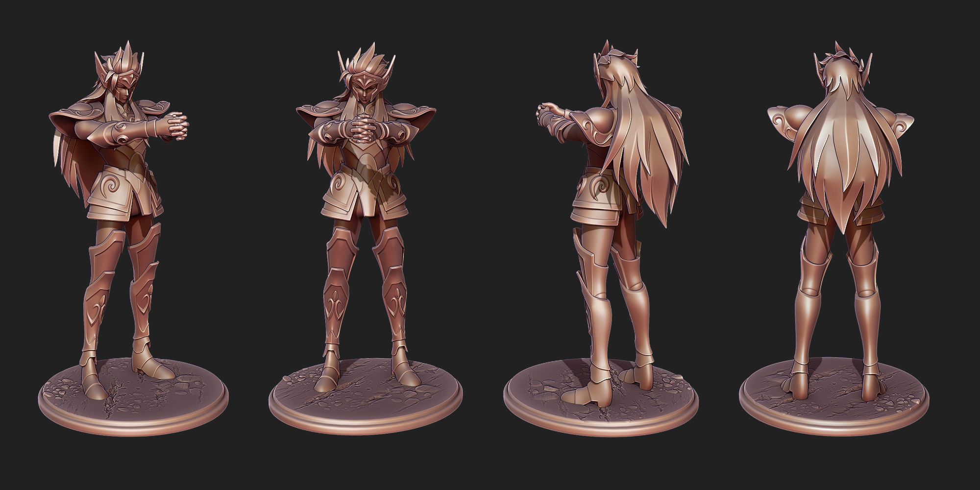 Saint Seiya Kamus Aquarius 3D model 3D printable | CGTrader