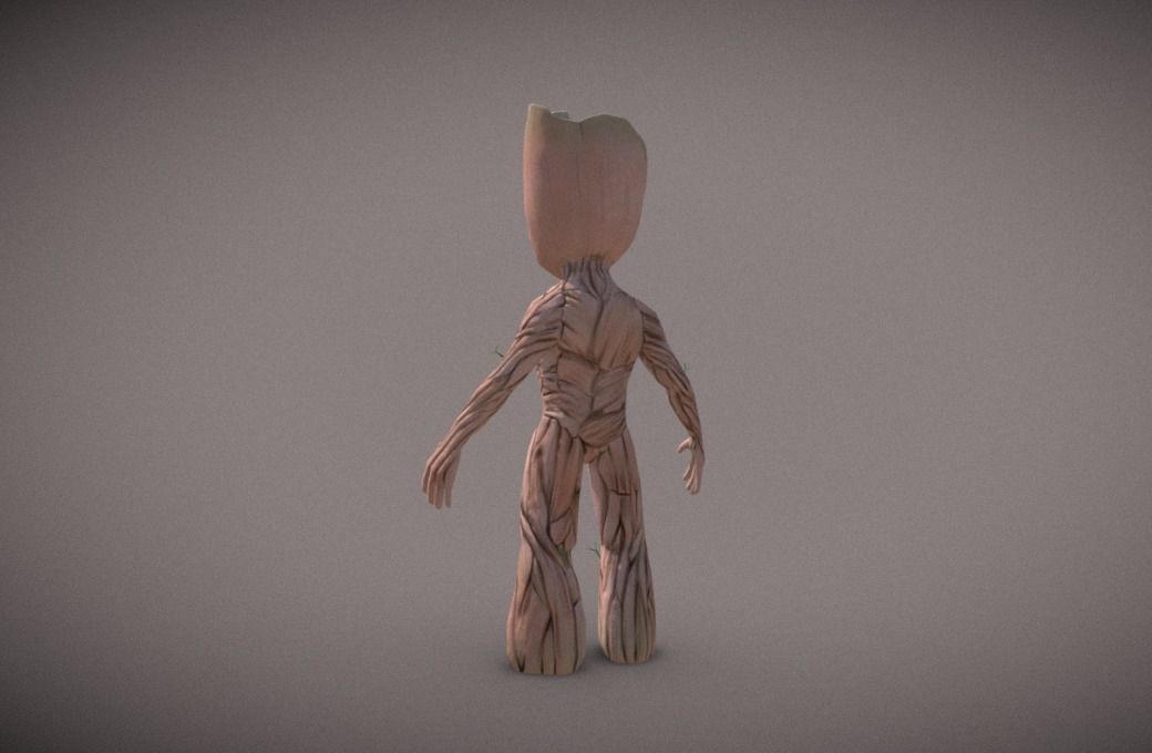 Baby Groot free VR / AR / low-poly 3D model | CGTrader