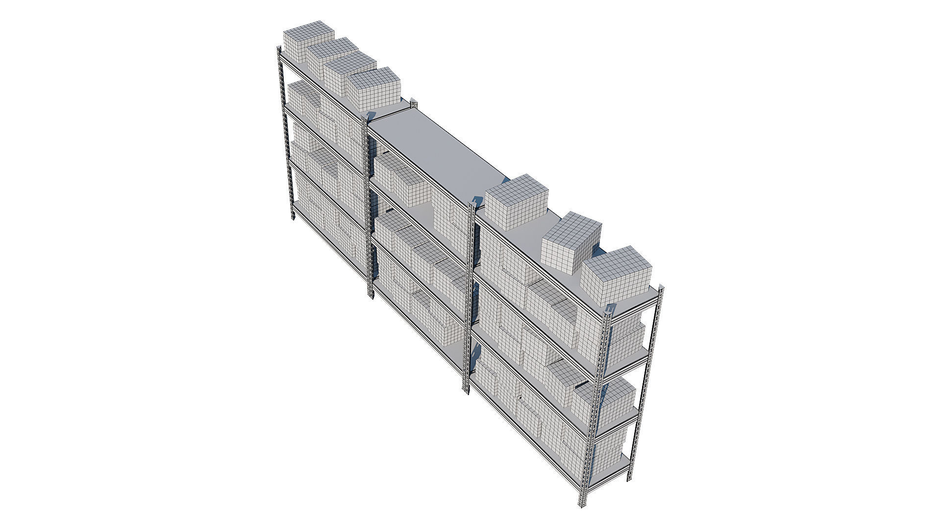 Warehouse Racking 3D model | CGTrader